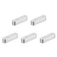 Uxcell 5Pcs Round Ended Feather Key, 3x3x12mm Stainless Steel ...