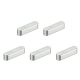 Uxcell 5Pcs Round Ended Feather Key, 3x3x12mm Stainless Steel ...