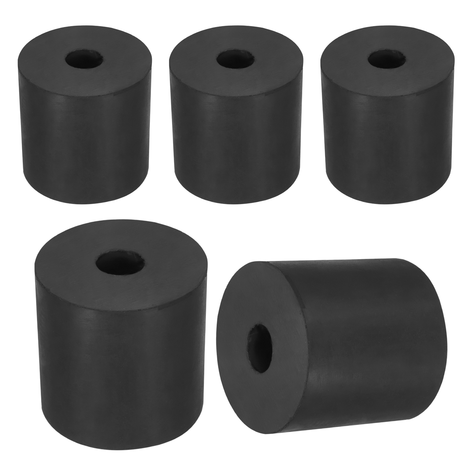Uxcell 5Pcs Rubber Spacers, 1.57"OD x 0.47" ID Round Anti Vibration ...