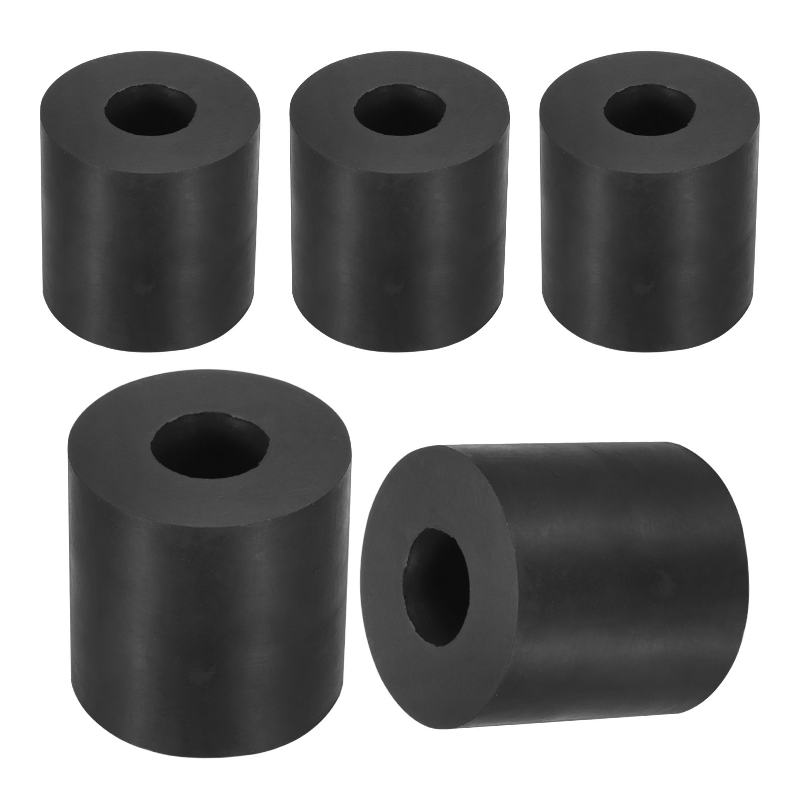 Uxcell 5Pcs Rubber Spacers, 1.57"OD x 0.63" ID Round Anti Vibration ...