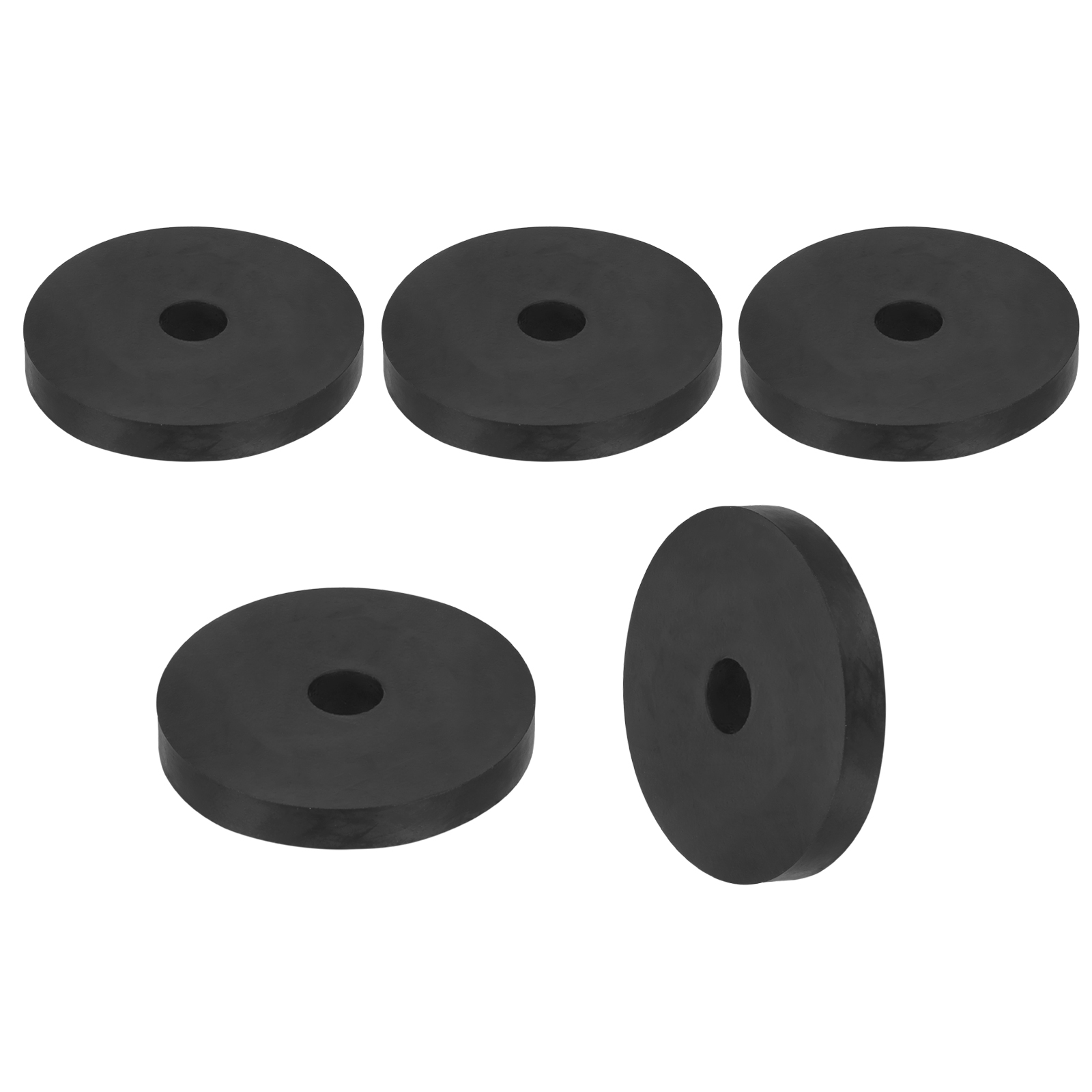 Uxcell 5Pcs Rubber Spacers, 2.36"OD x 0.47" ID Round Anti Vibration ...