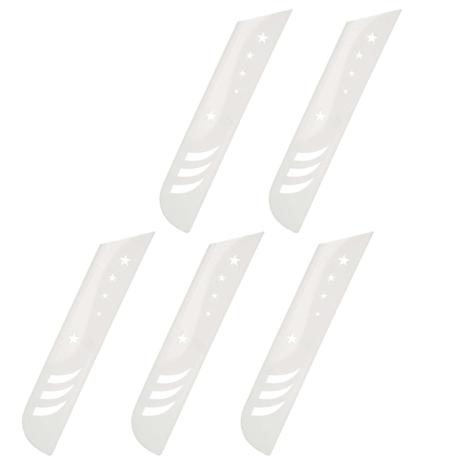 Uxcell 5Pcs Safety Knife Covers Sleeves, Universal PP Knife Sheaths ...
