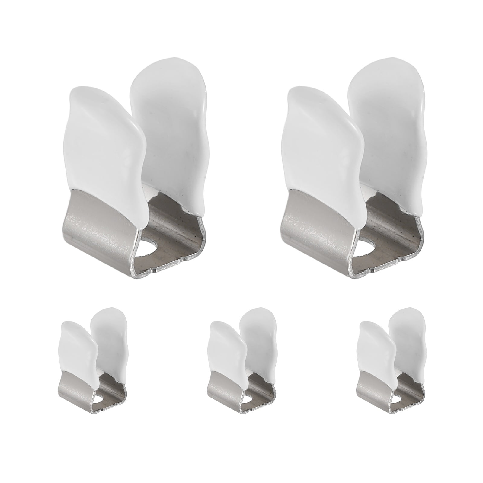 Uxcell 5Pcs T3 U Clips Holder Bracket, Stainless Steel LED Fluorescent ...