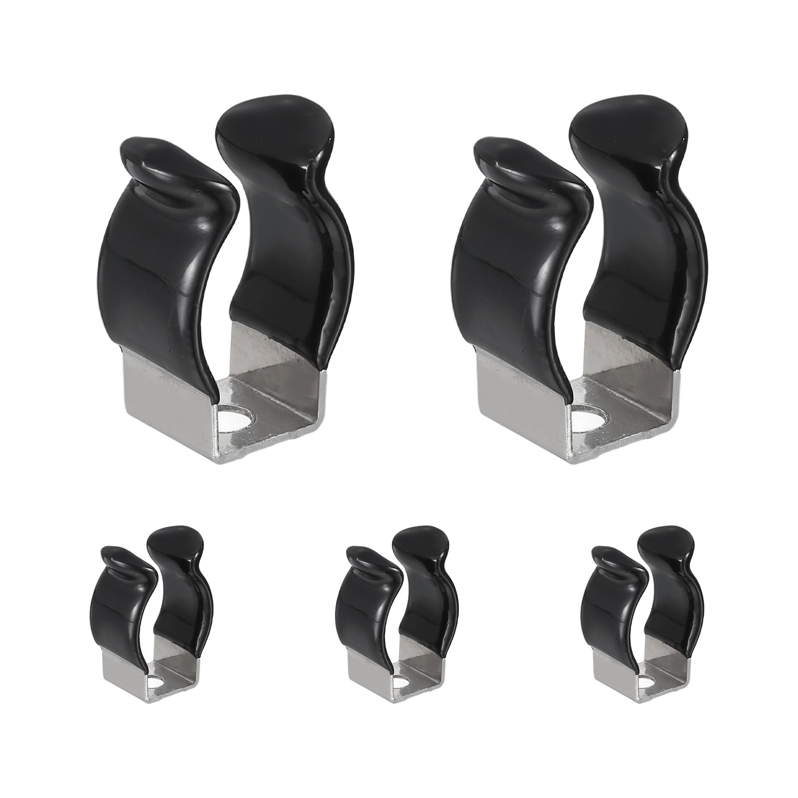 Uxcell 5Pcs T5 U Clips Holder Bracket, Stainless Steel LED Fluorescent ...