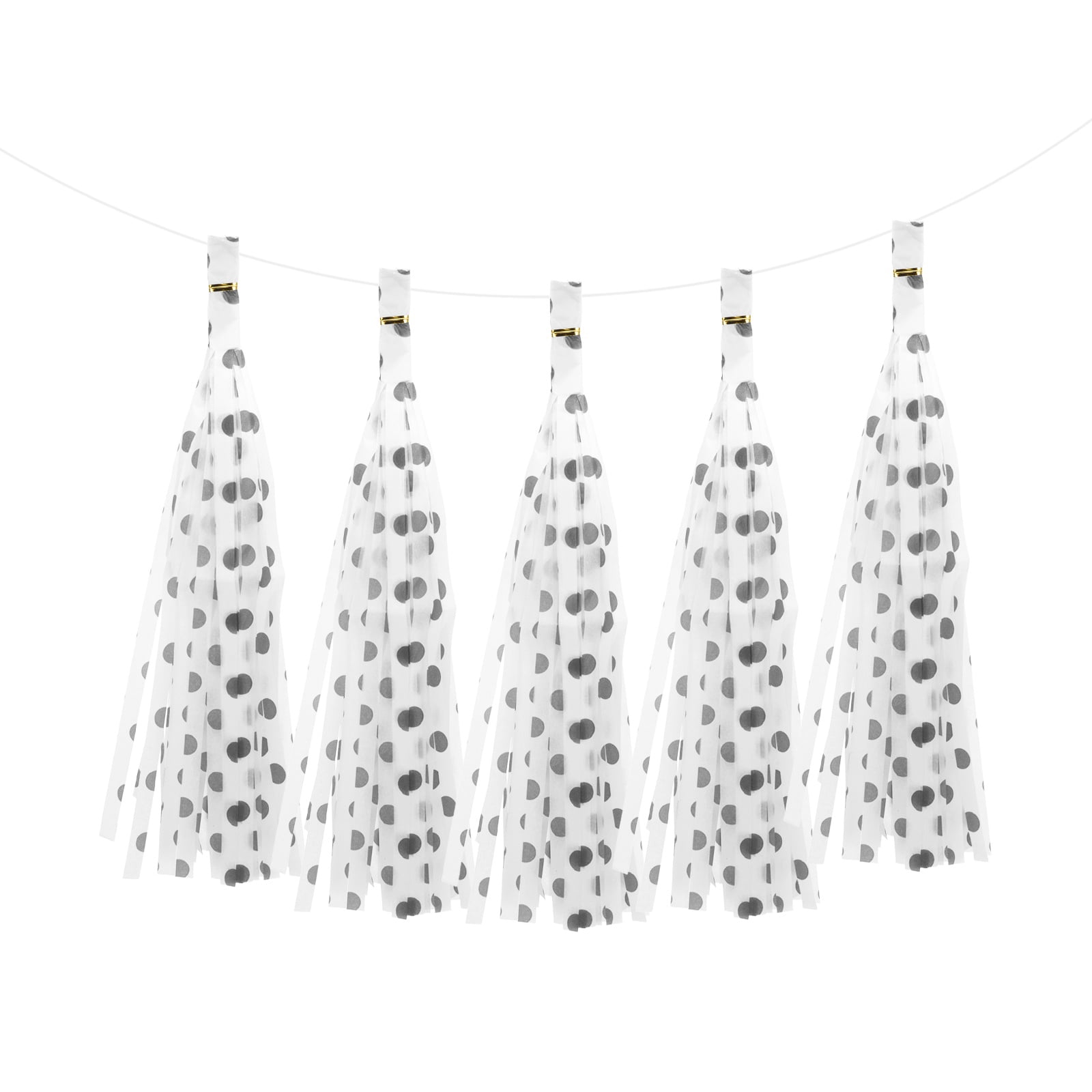 Uxcell 5Pcs Tassel Garland Banner Tissue Paper for Streamers Party ...
