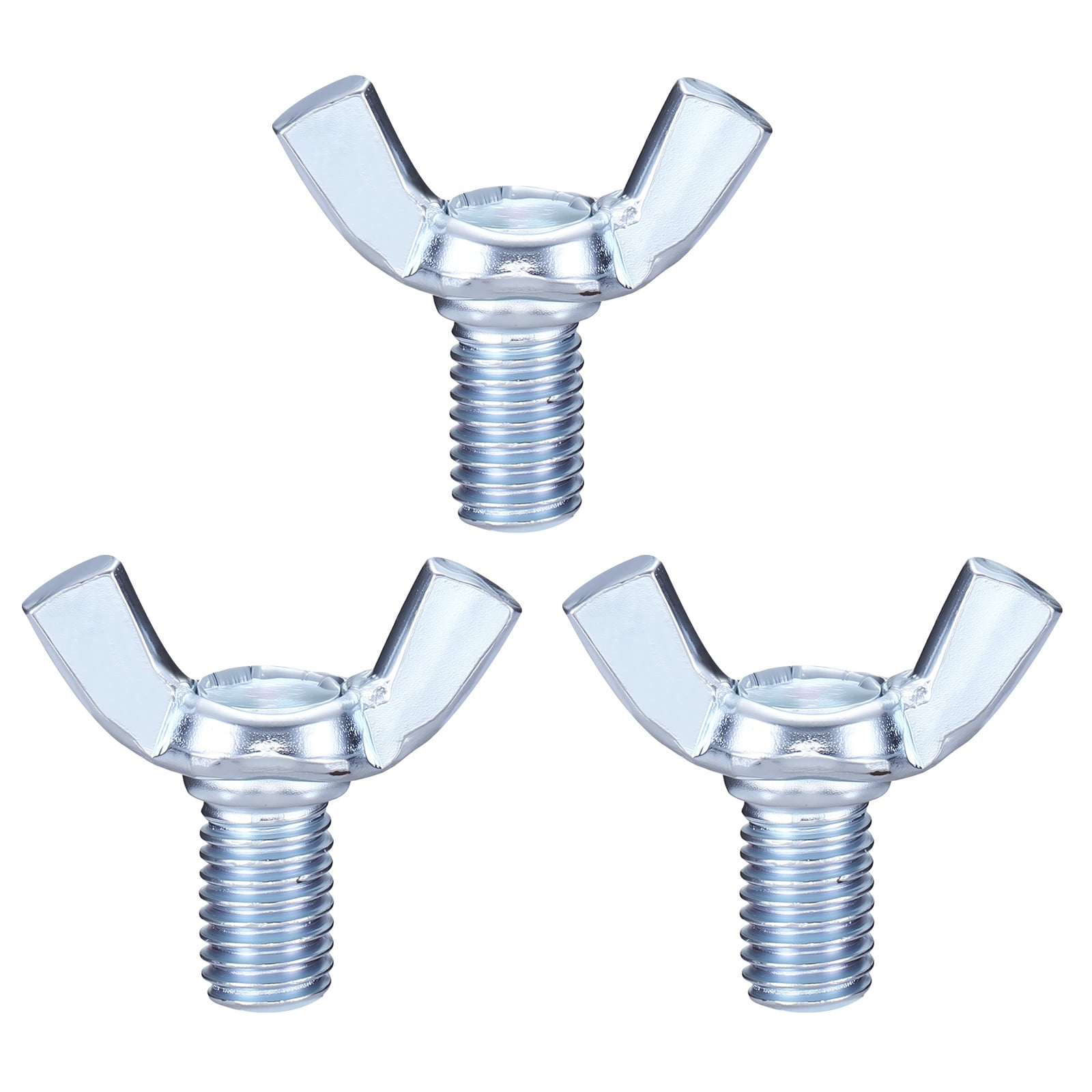 Uxcell 5Pcs Wing Butterfly Screws M10x20mm, Carbon Steel Butterfly ...