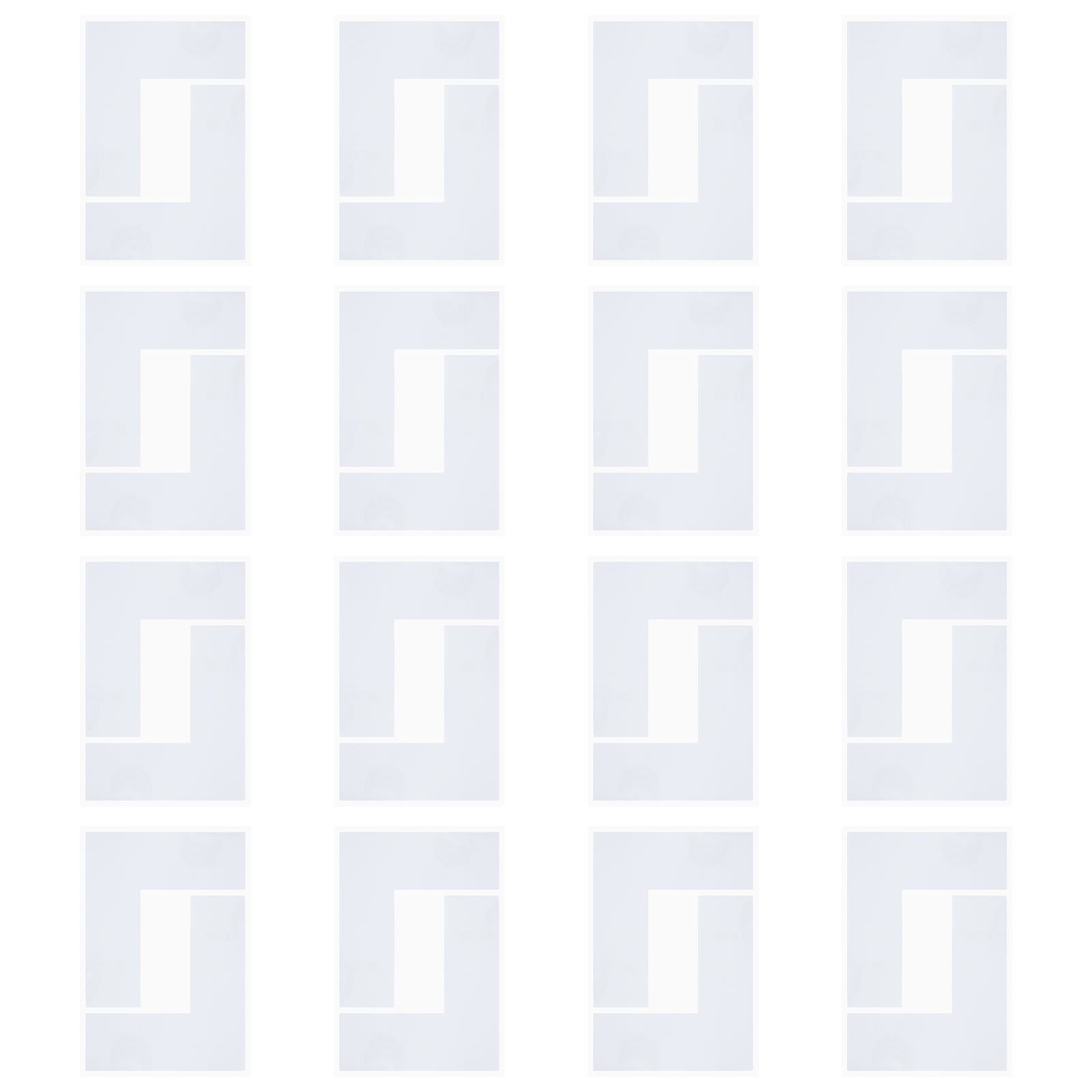 Uxcell 5S Location Marking Corner, L-Shape Floor Marking Tape for ...