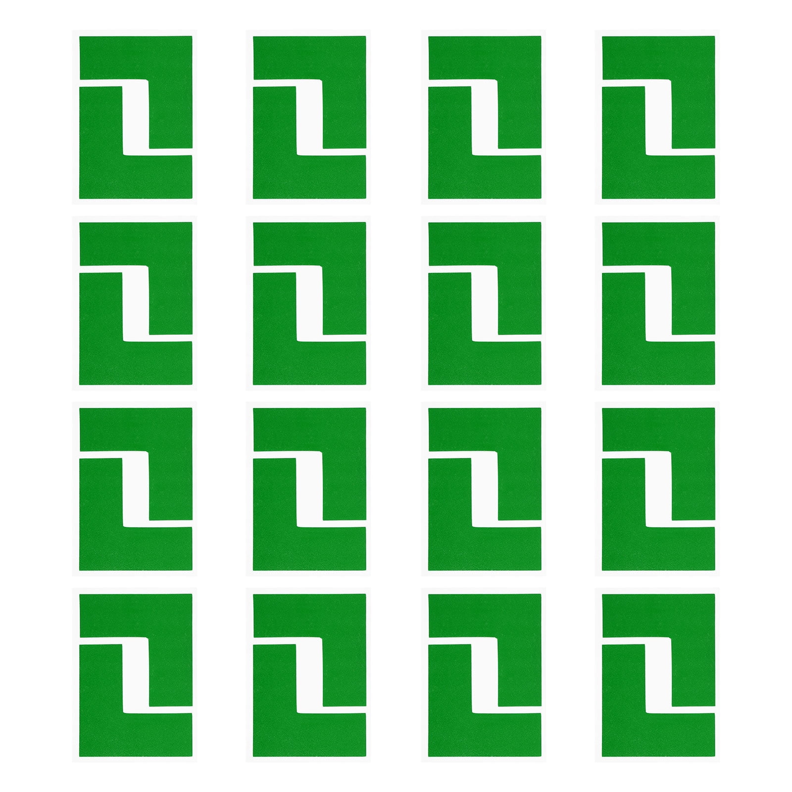 Uxcell 5S Location Marking Corner,32Pcs 3x3x1.2 Inch L-Shape Mark Tape ...