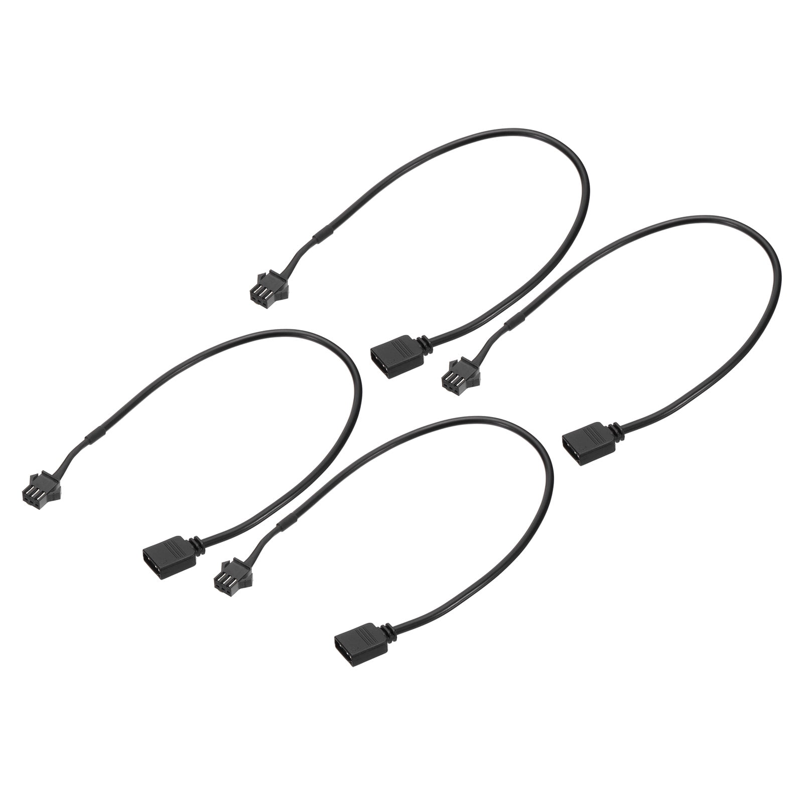 Uxcell 5V 3 Pin to SM3P Female Splitter Cable, 4 Pcs PWM Fans RGB Power ...