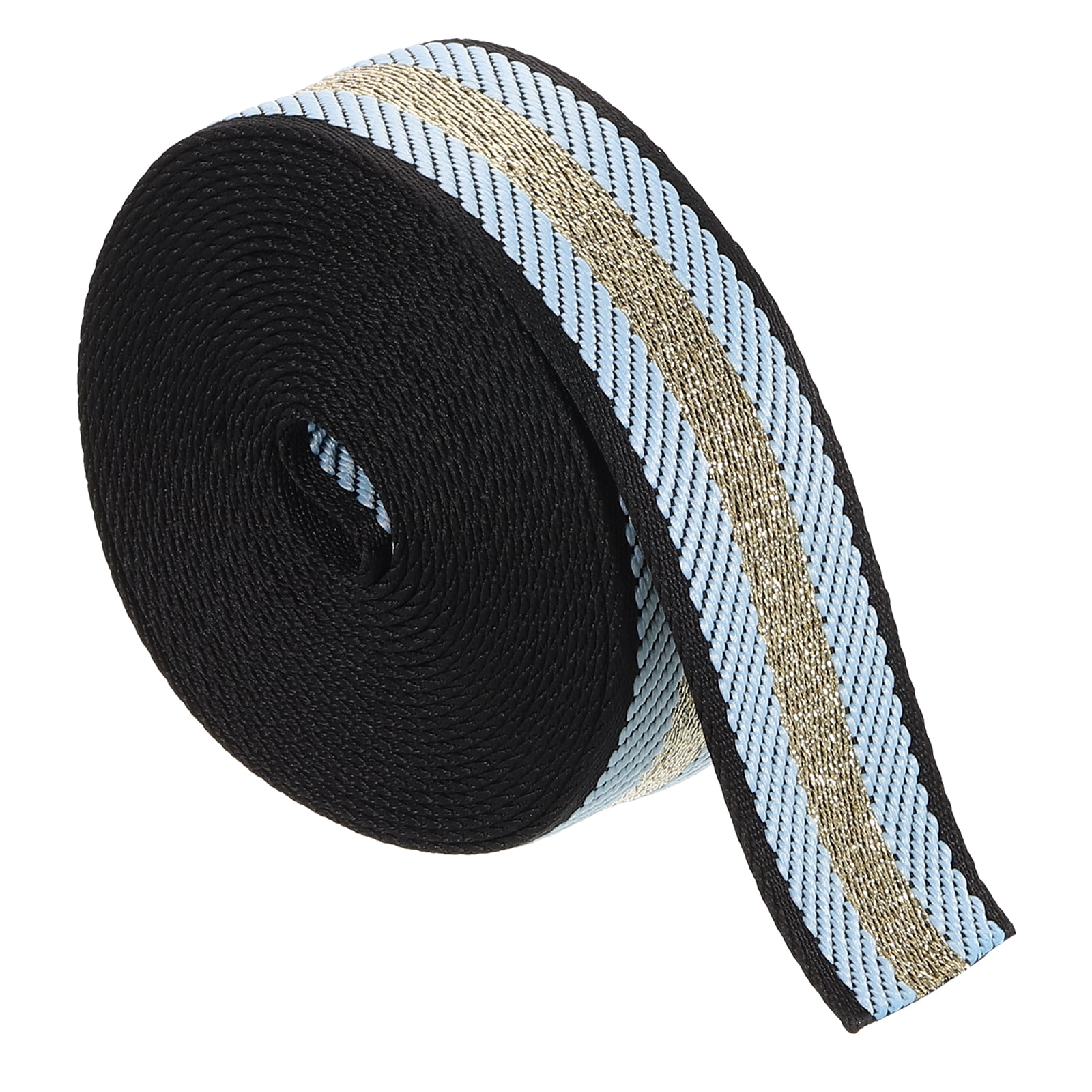 Uxcell 5Yards Nylon Webbing Strap, 38mm Striped Webbing Bag Strap, Sky ...