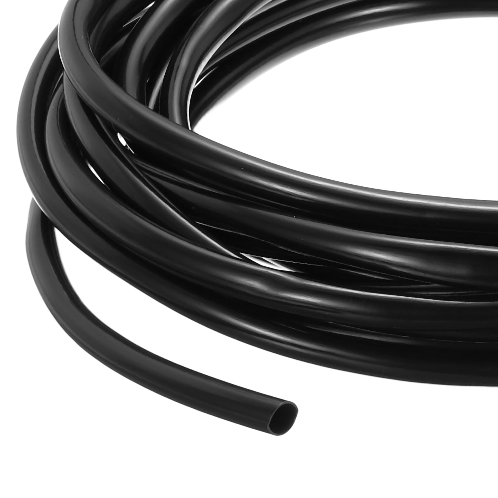 Uxcell 5m Cable Sleeve Tubing, 5mm Tube Black Cord Organizer Wire ...