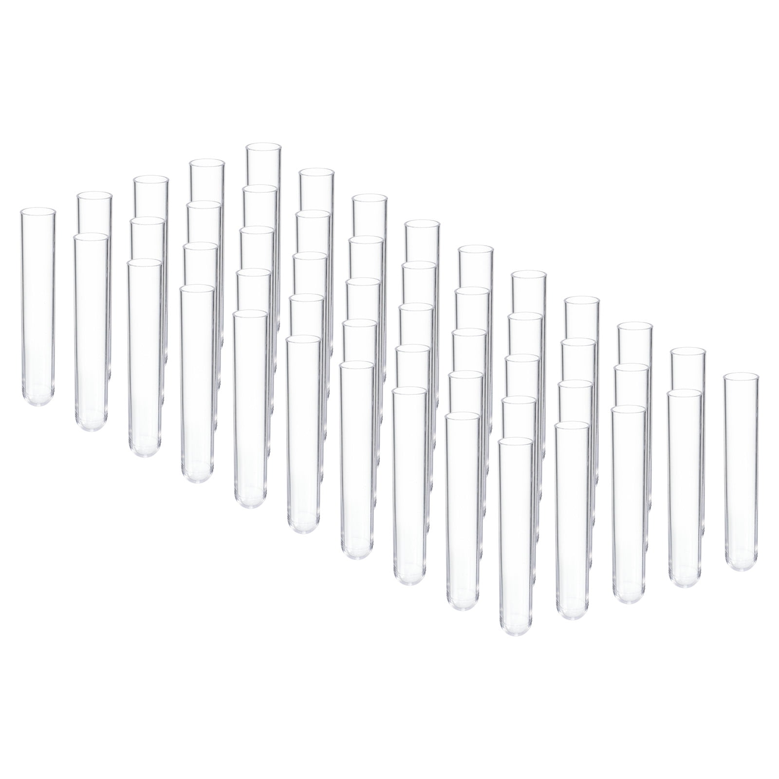 Uxcell 5ml Plastic Test Tubes, 50Pcs 75x12mm Tubes Lab Use, Clear ...