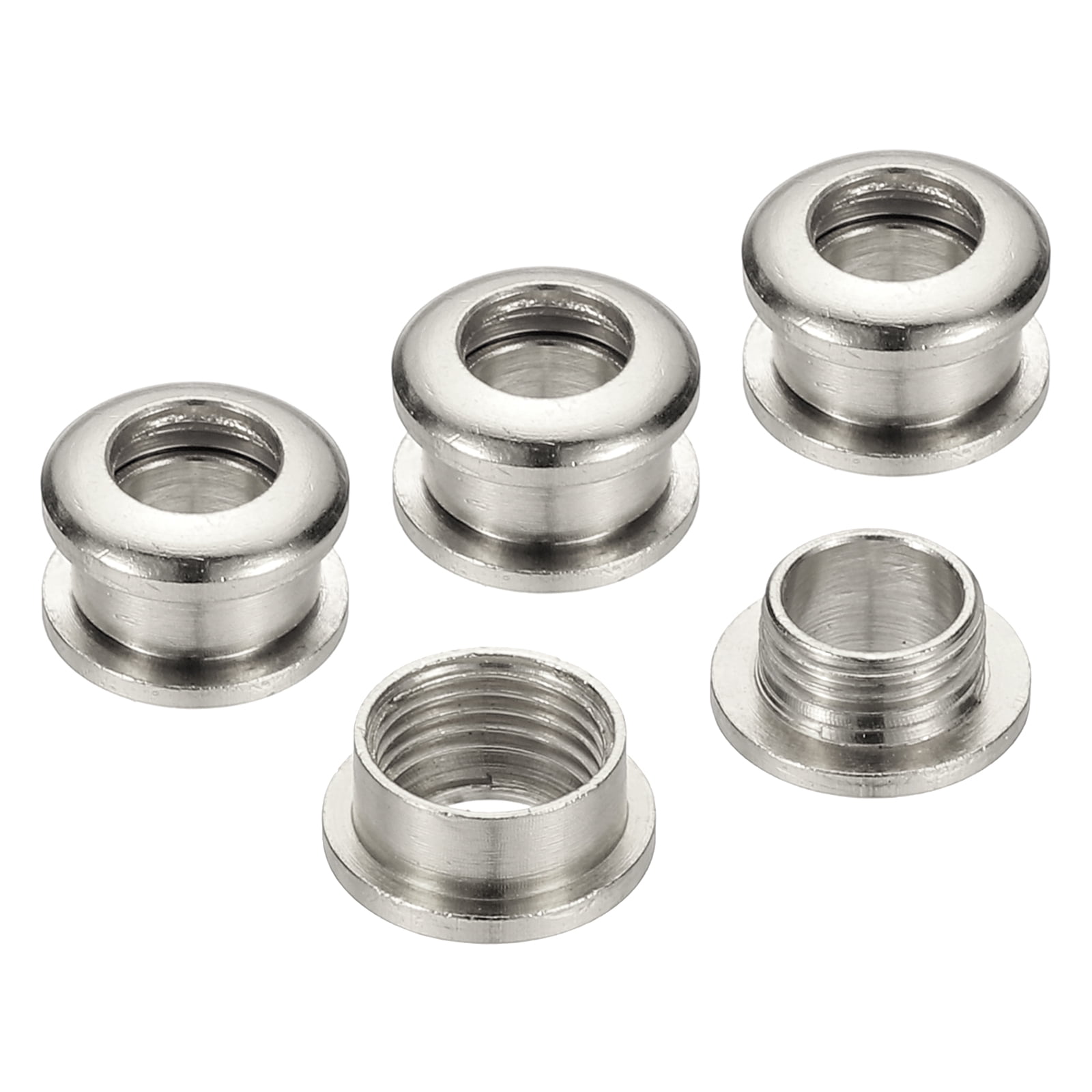 Uxcell 5mm(1/5 inch) Solid Brass Hole Eyelets, 4 Pcs Arc Surface Self ...