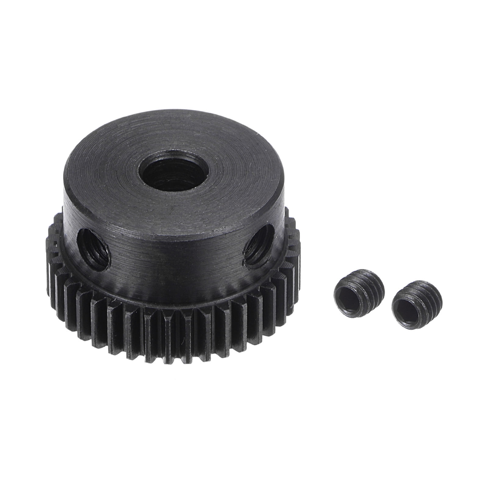 Uxcell 5mm Aperture 40T Mod 0.5 45# Steel Hardened Spur Diff ...
