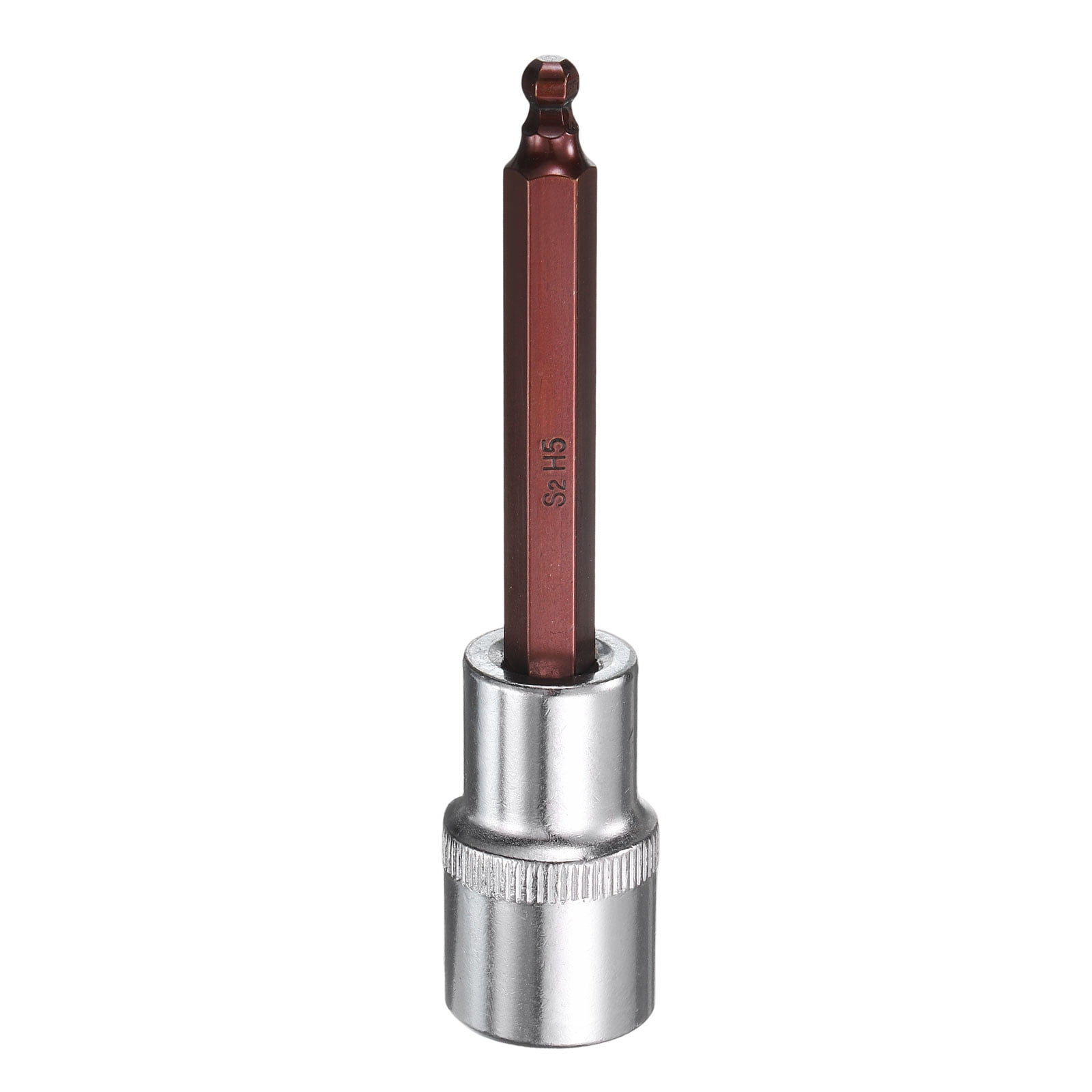 Uxcell 5mm Ball End Hex Bit Socket 1/2" Square Drive Metric Extension ...