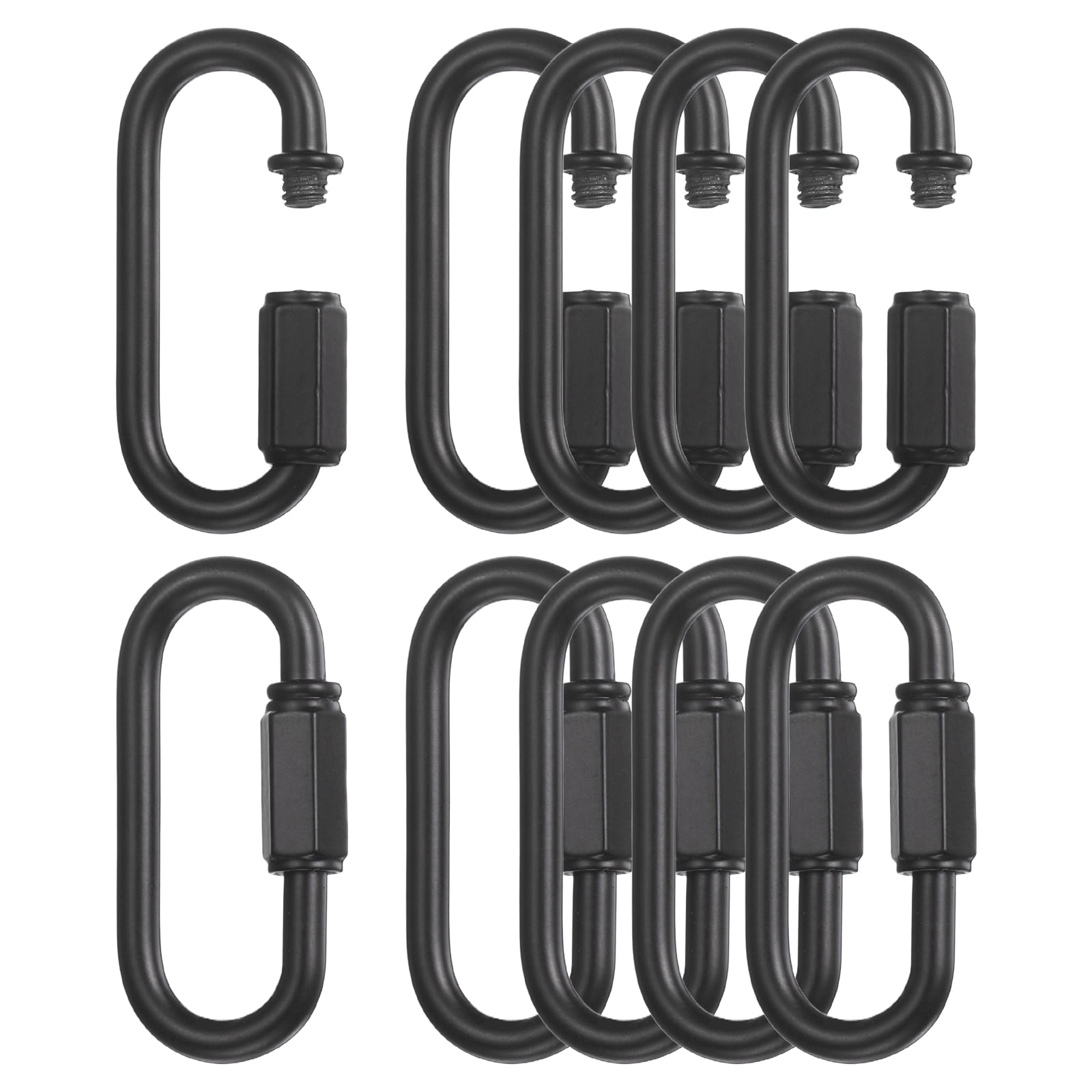 Uxcell 5mm Chain Hooks Quick Links, 10 Pcs Locking Chain Connector ...