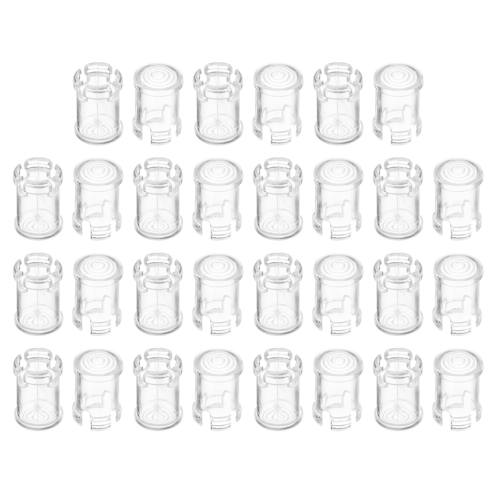 Uxcell 5mm Clear Light Emitting Diode Holder Clip, LED Lamp Socket Bulb ...