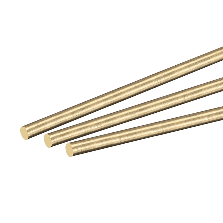 Uxcell 5mm Diameter 450mm Length Brass Solid Round Rod For, 57% OFF