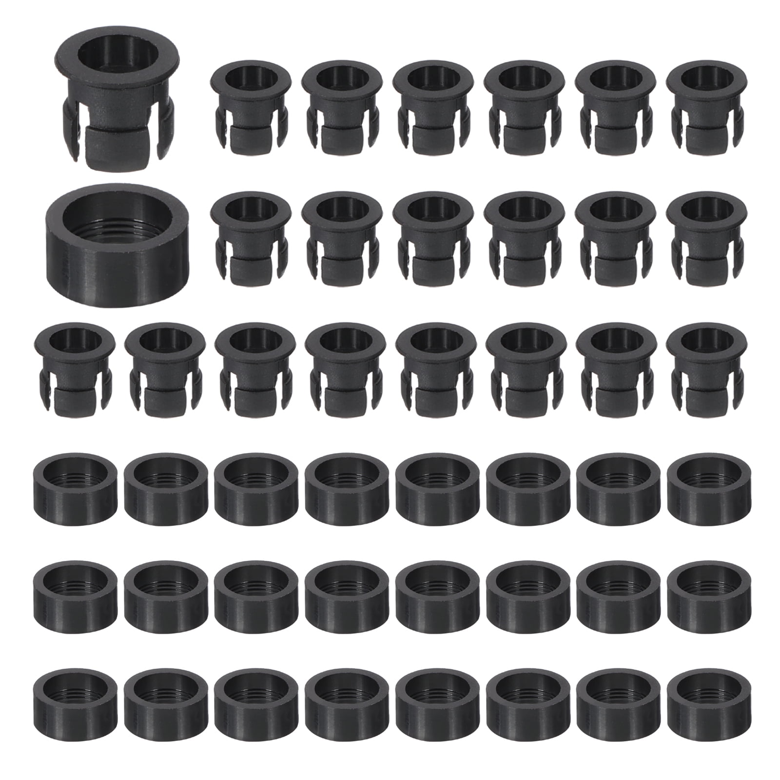 Uxcell 5mm Emitting Diode Holder Kit, 100Pcs Plastic LED Holder Flat ...