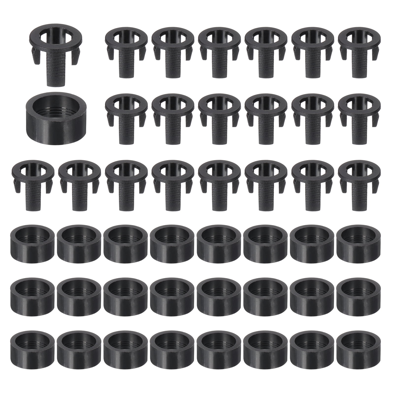Uxcell 5mm Emitting Diode Holder Kit, 50Pcs Plastic LED Holder Long And ...