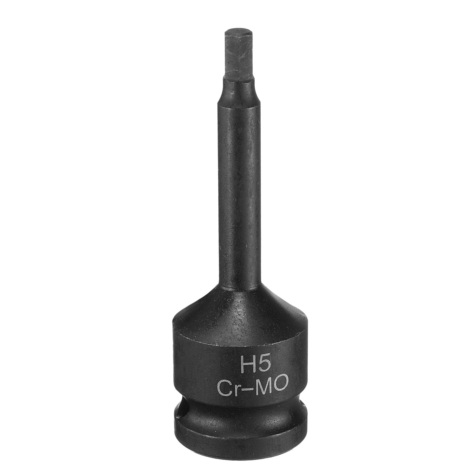 Uxcell 5mm Hex Impact Bit Socket H5 1/2 CR-MO Steel Phosphate Black ...