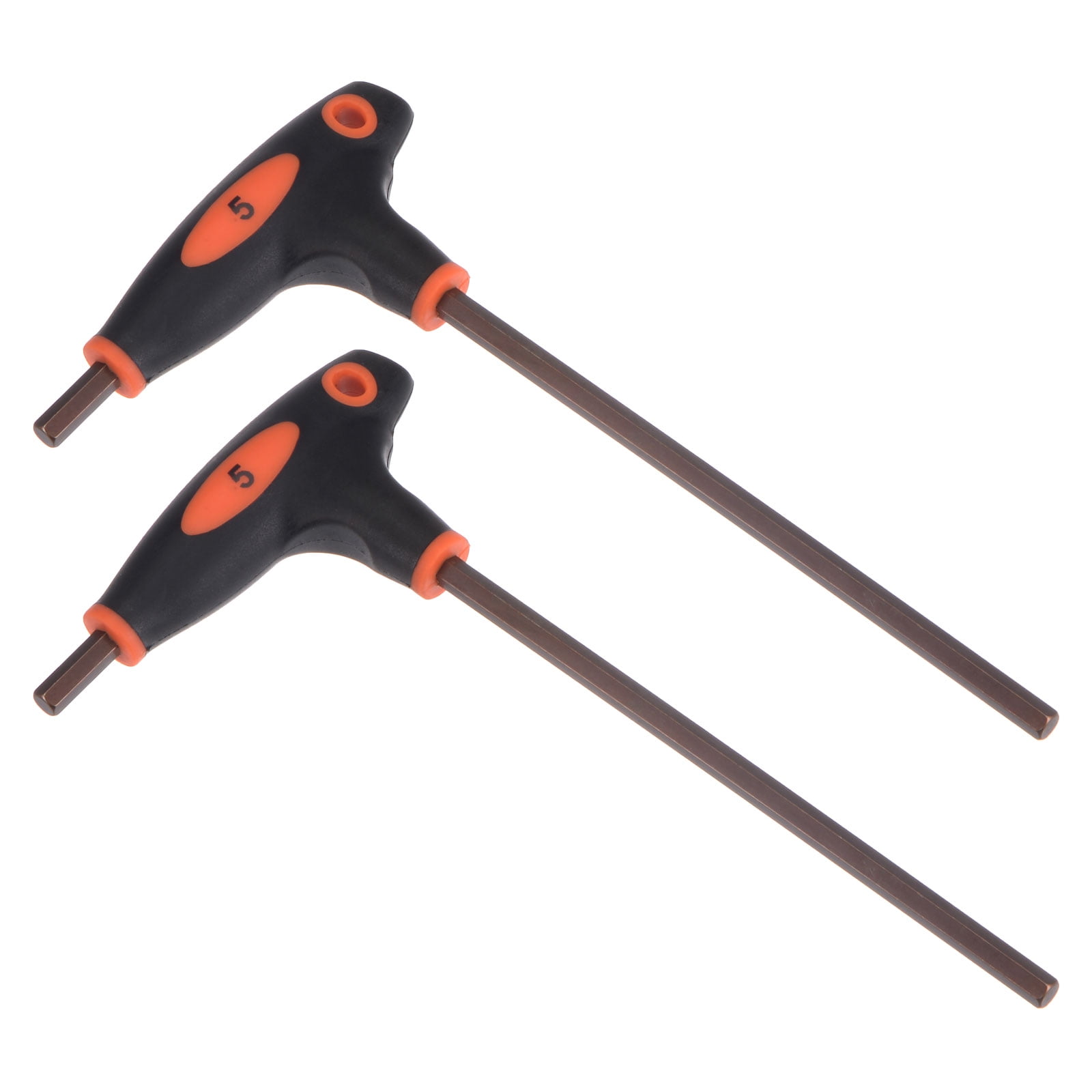 Uxcell 5mm Hex T-Handle Dual End Wrench Spanner, Metric S2 Steel 2 Pack ...