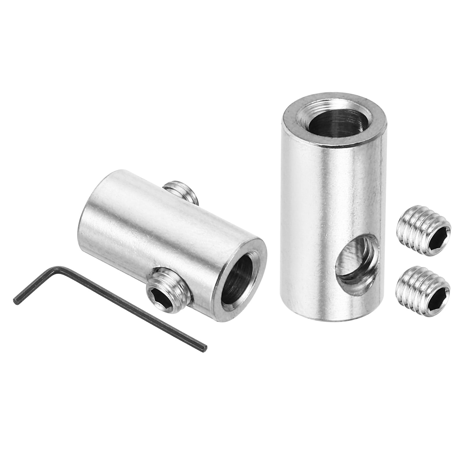 Uxcell 5mm Hole Wire Rope Clips Set, Brass Double Holes Cable Clamps ...