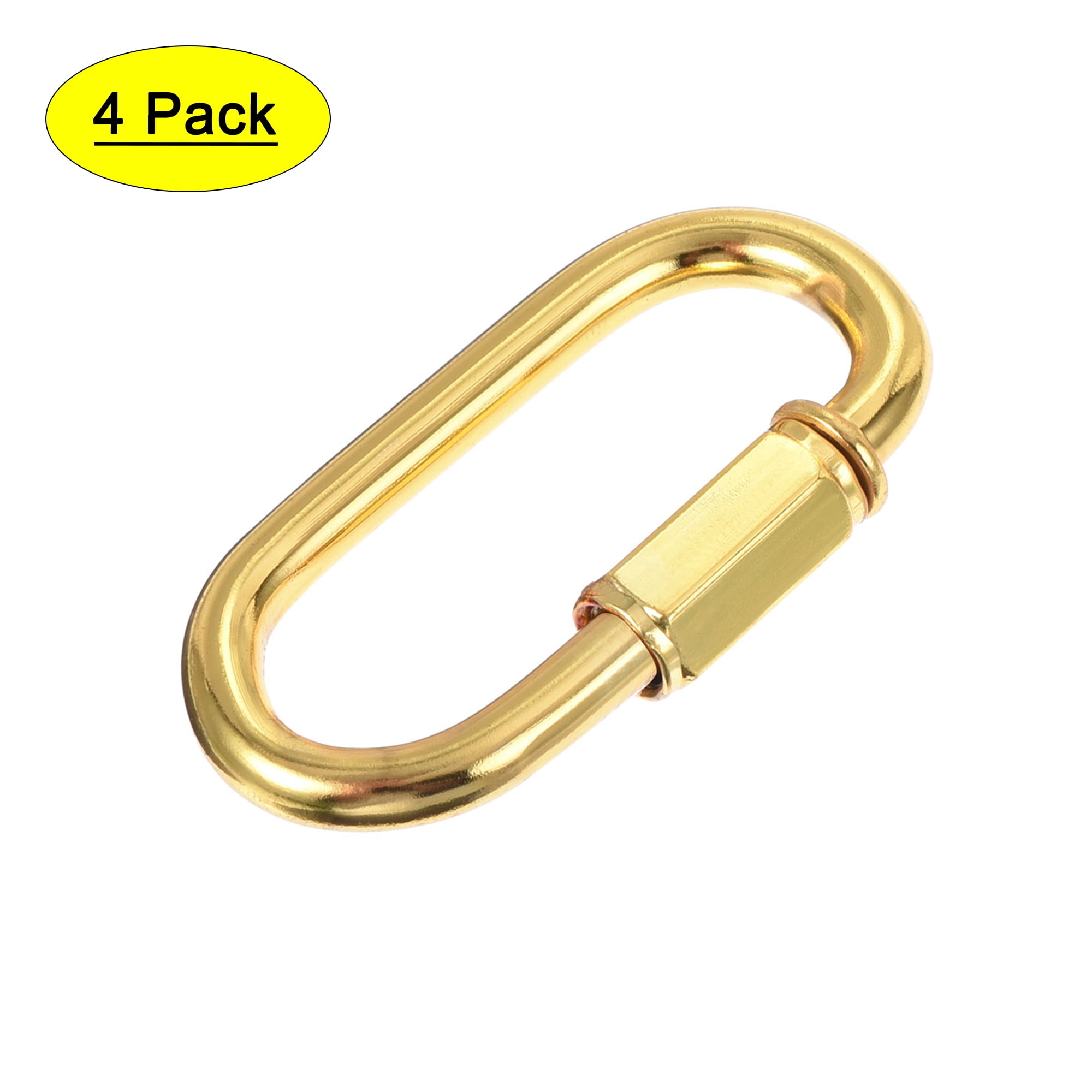 Uxcell 5mm Oval Shape Quick Link Screw Lock Chain Connector ...