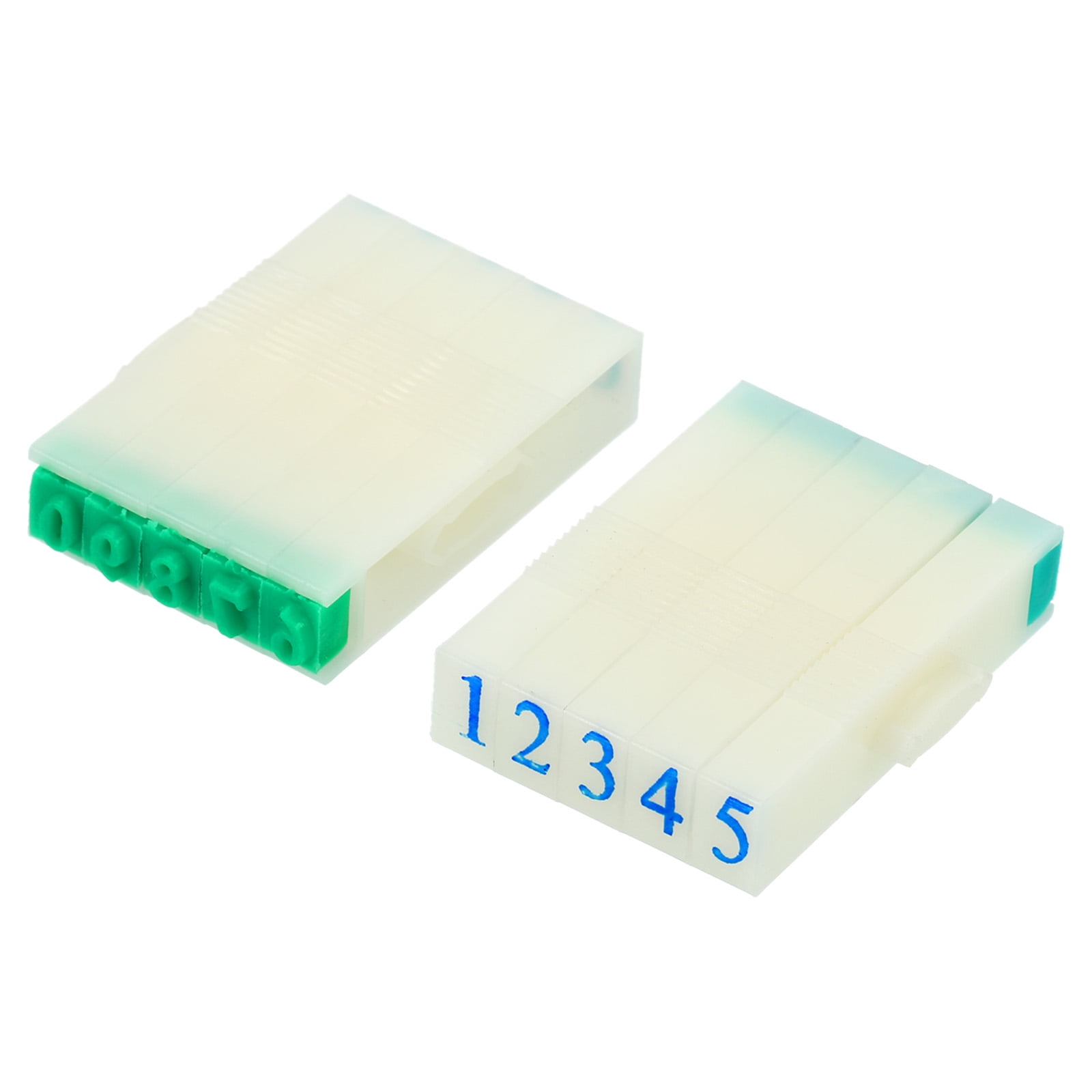 Uxcell 5mm Plastic 9 Digits Font Size 5 Numeral 0-9 Detachable Number ...