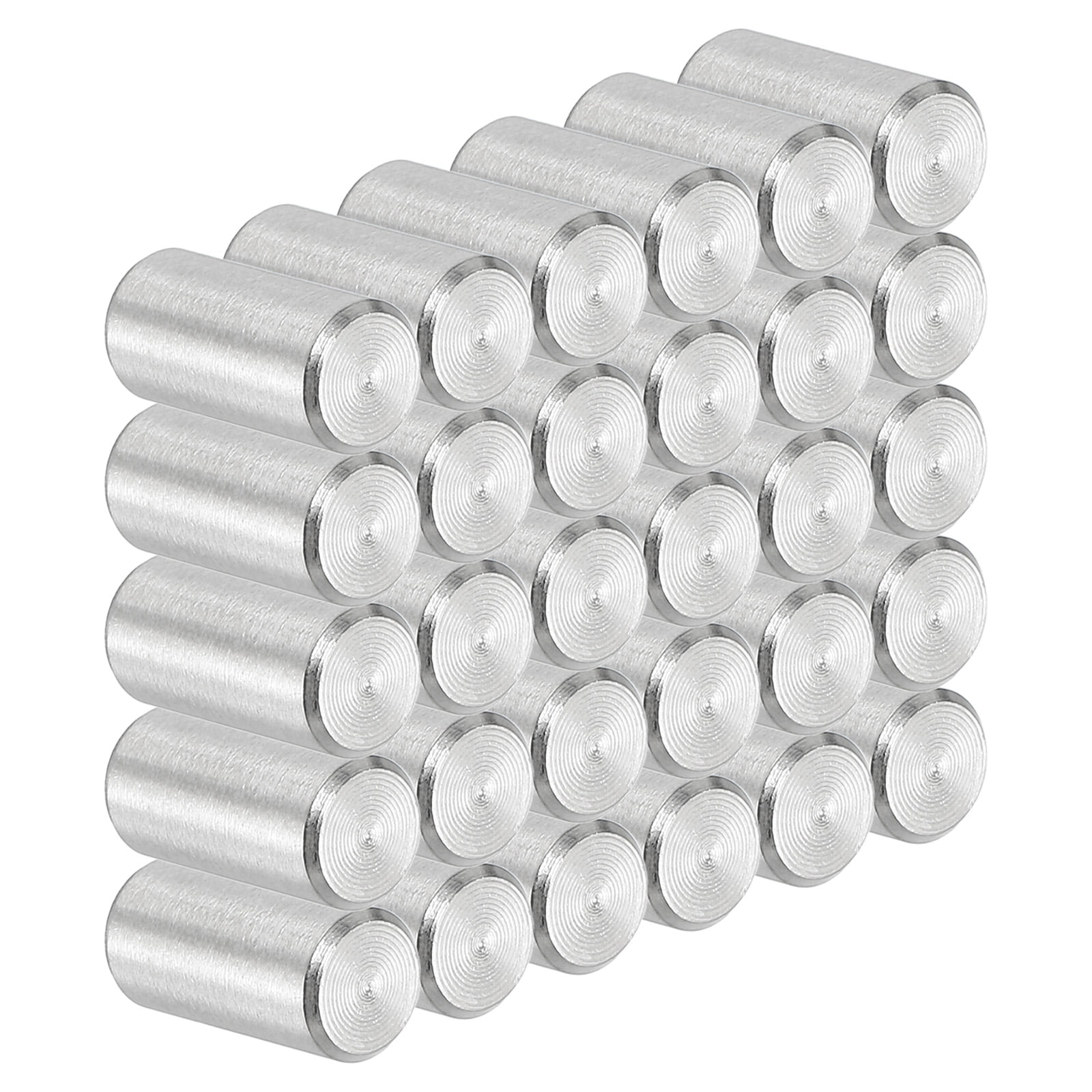 Uxcell 5mm x 10mm Dowel Pin Stainless Steel, 30 Pcs 304 Stainless Steel Pegs for Shelves ...