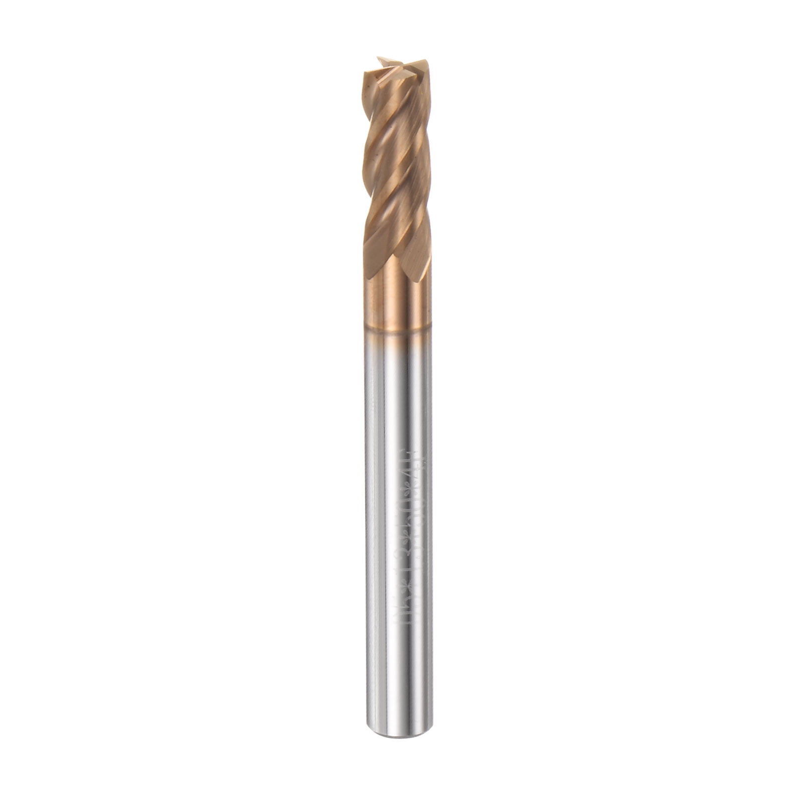 Uxcell 5mm x 13mm x 5mm x 50mm AlTiN Coated Carbide 4 Flutes Square End ...