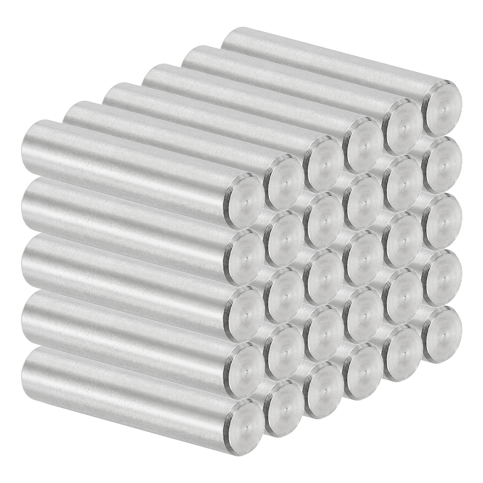 Uxcell 5mm x 25mm Dowel Pin Stainless Steel, 30 Pcs 304 Stainless Steel Pegs for Shelves ...