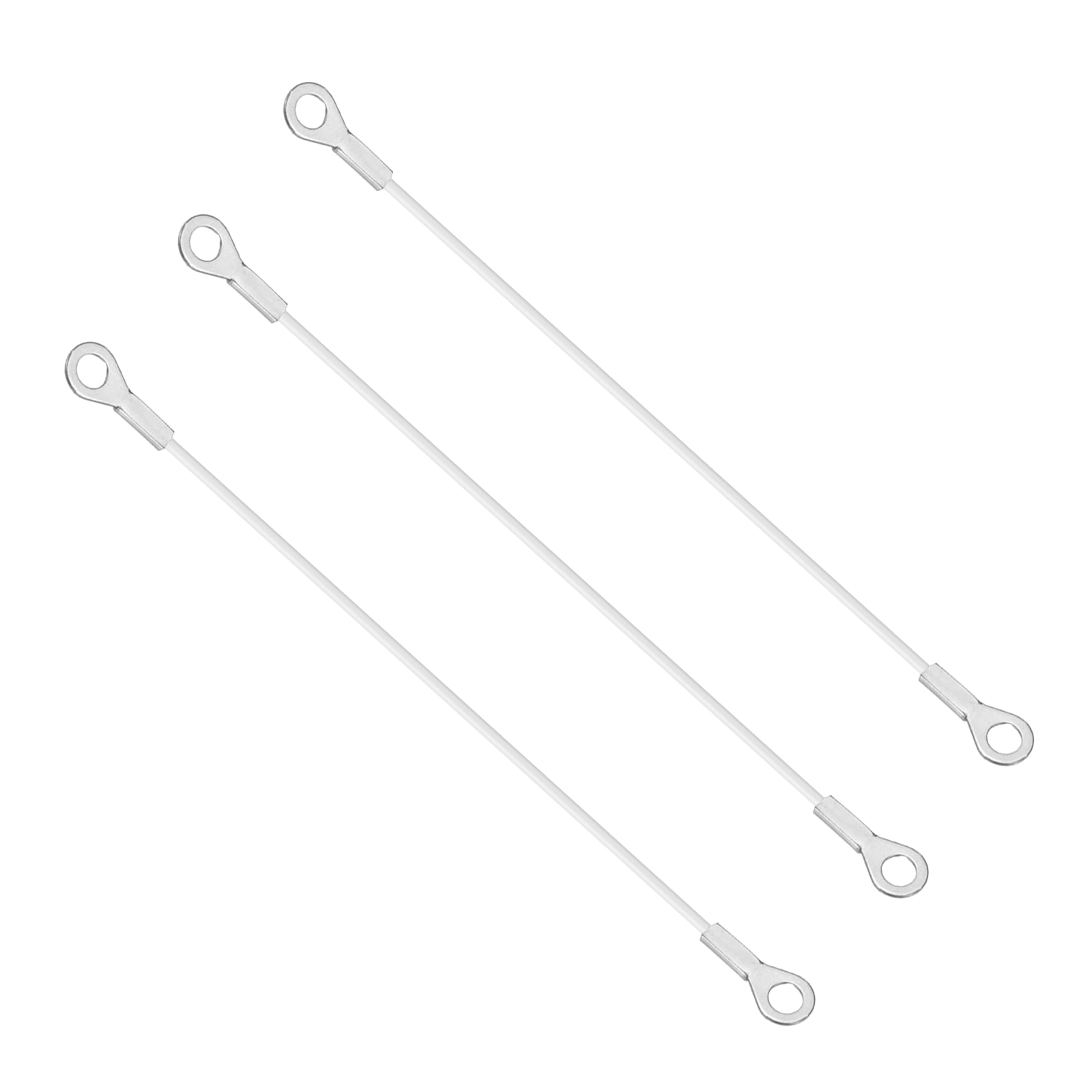 Uxcell 5mm x 30cm Lanyard Cable, 3 PCS 304 Stainless Steel Cable ...