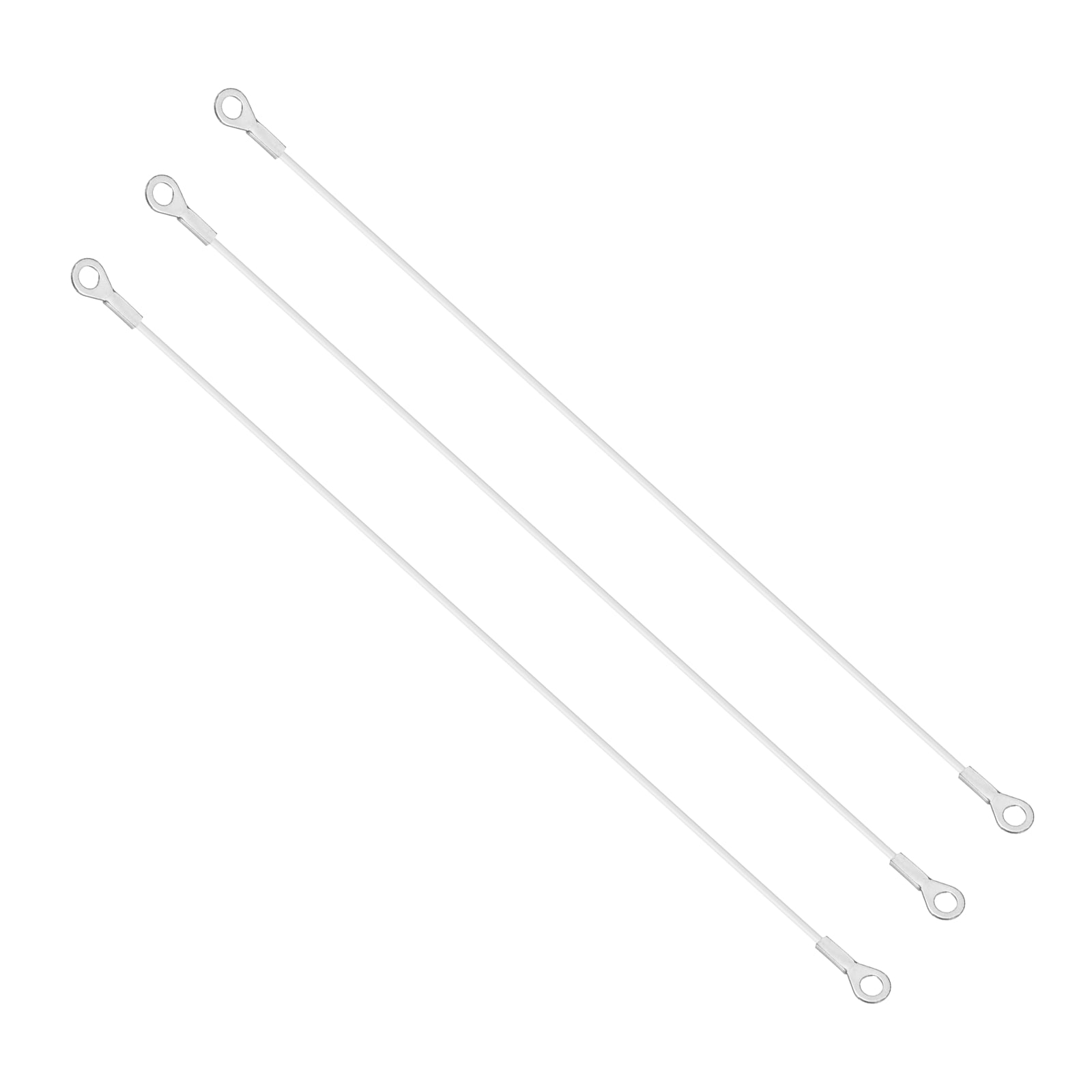 Uxcell 5mm x 50cm Lanyard Cable, 3 PCS 304 Stainless Steel Cable ...