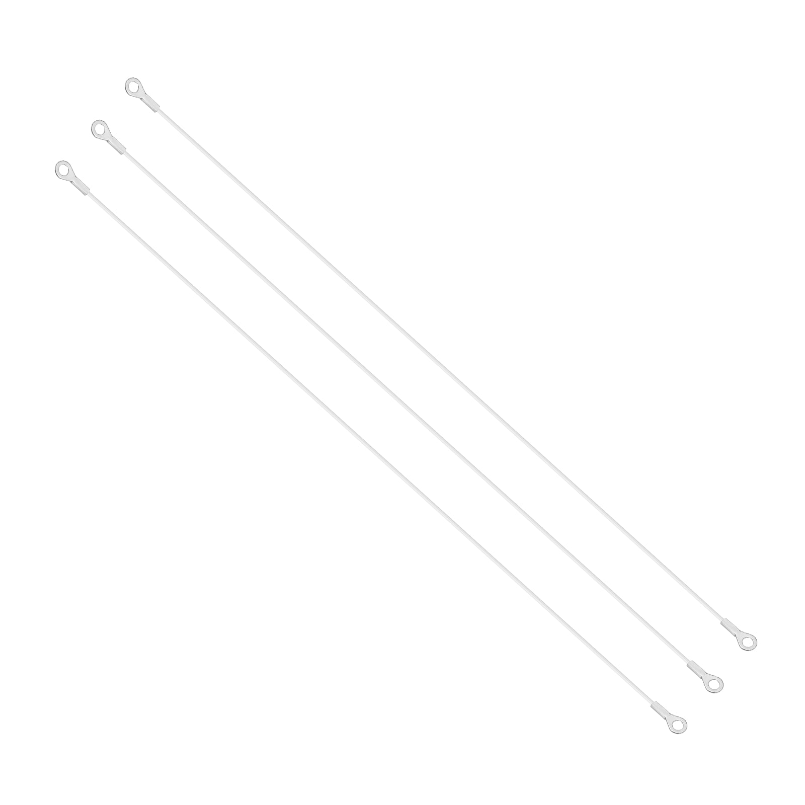 Uxcell 5mm x 80cm Lanyard Cable, 3 PCS 304 Stainless Steel Cable ...