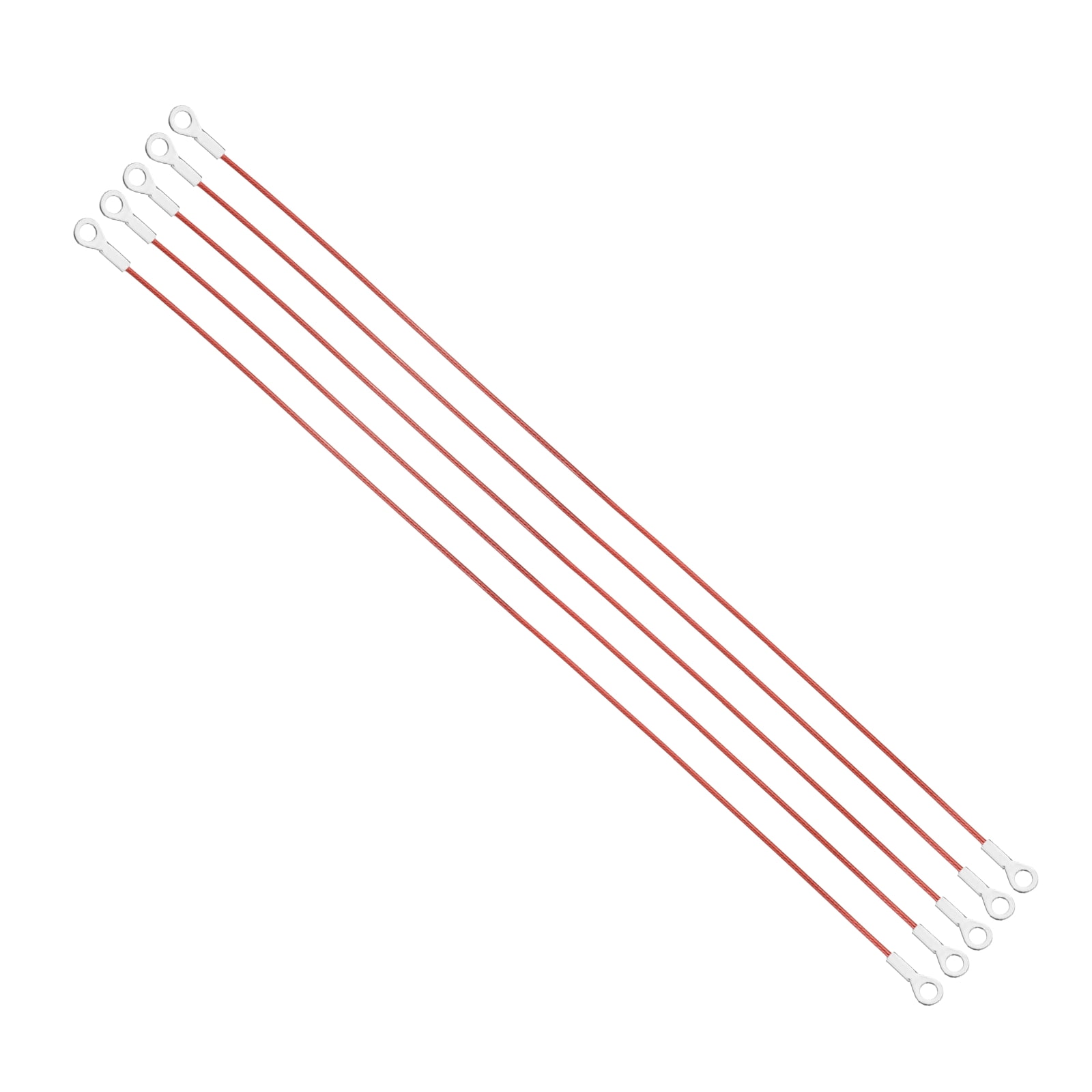 Uxcell 5mm x 80cm Lanyard Cable, 5 PCS 304 Stainless Steel Cable ...