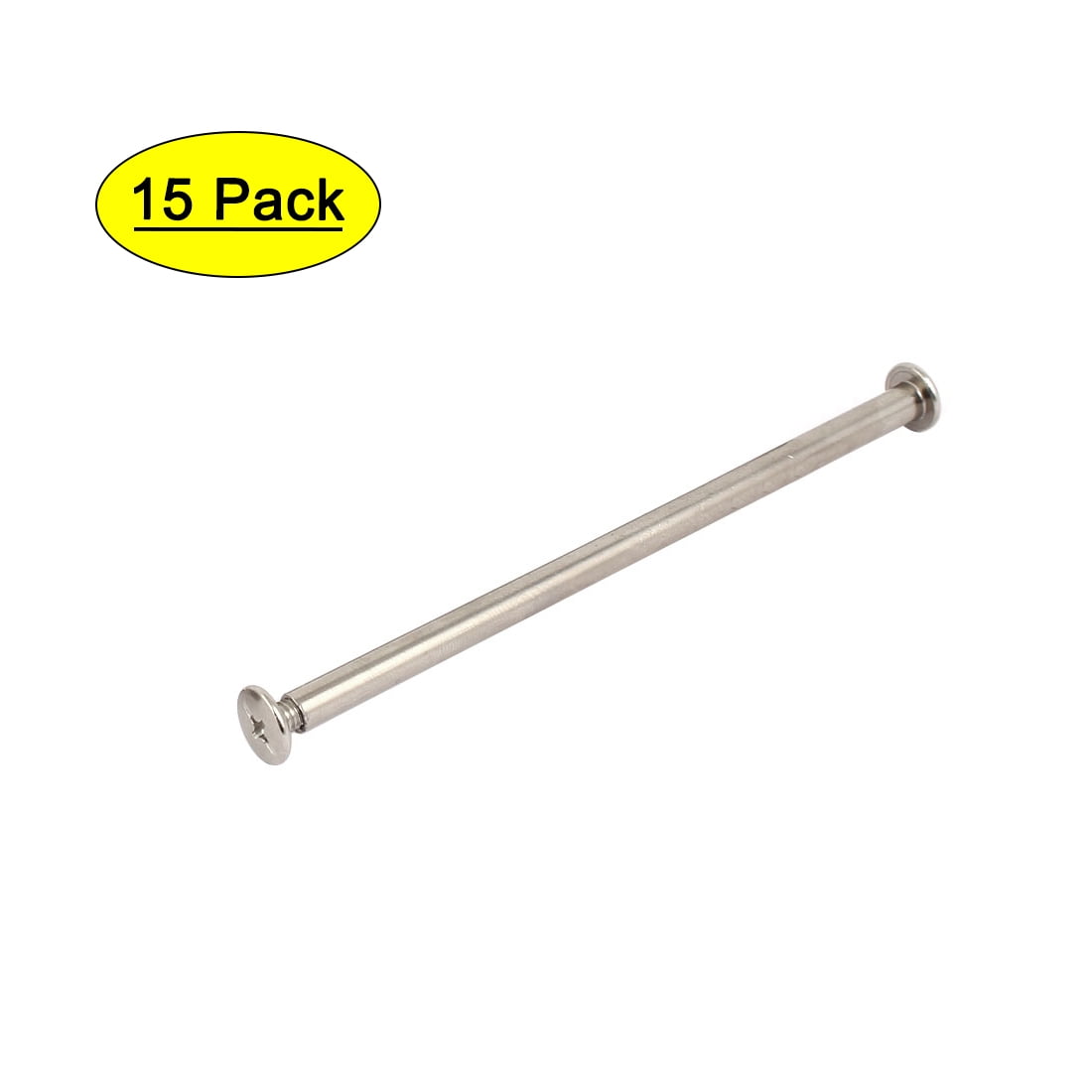 Uxcell 5mmx100mm Metal Binding Chicago Screw Post for Photo Albums ...