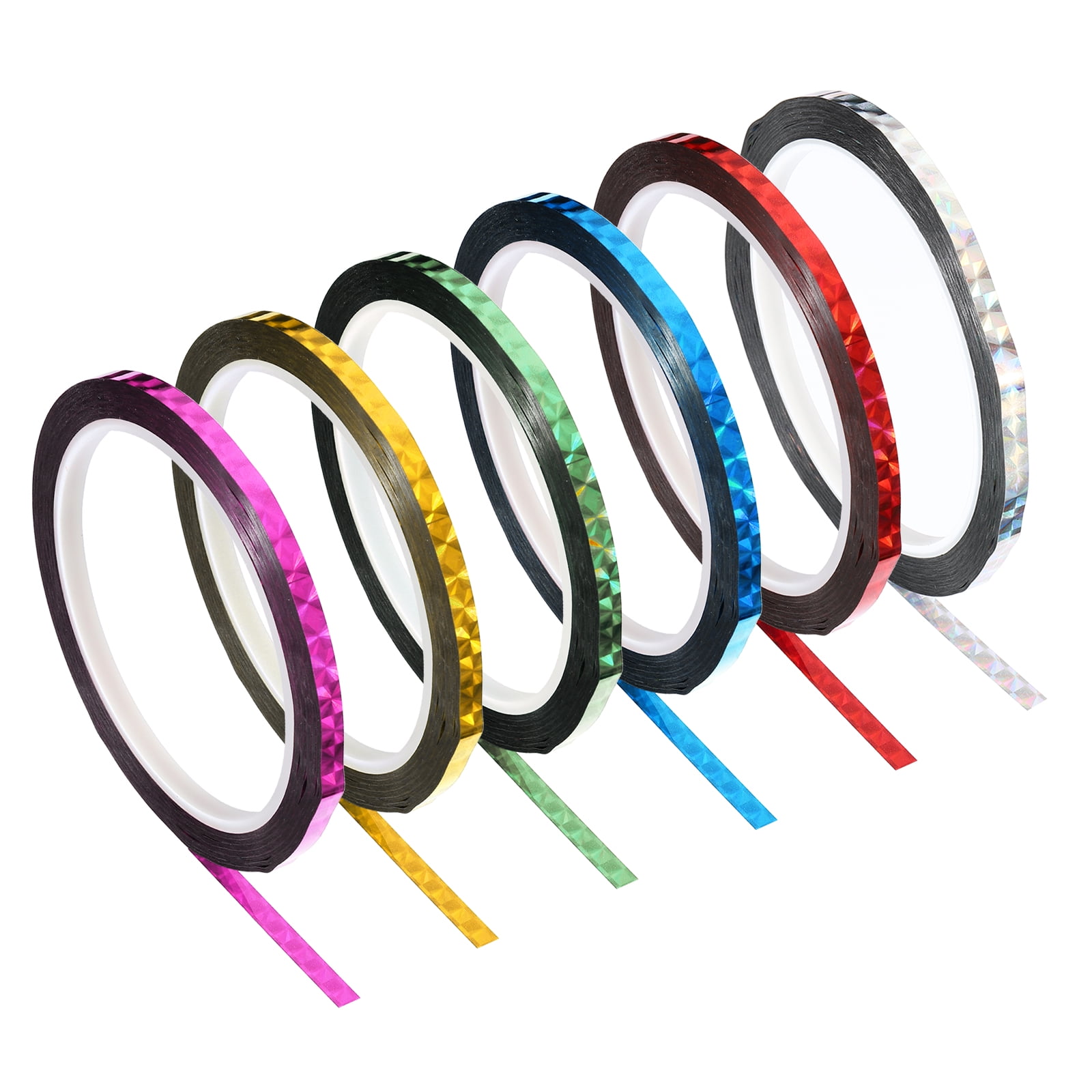Uxcell 5mmx50m Prism Tape Holographic Reflective Self Adhesive Decor ...