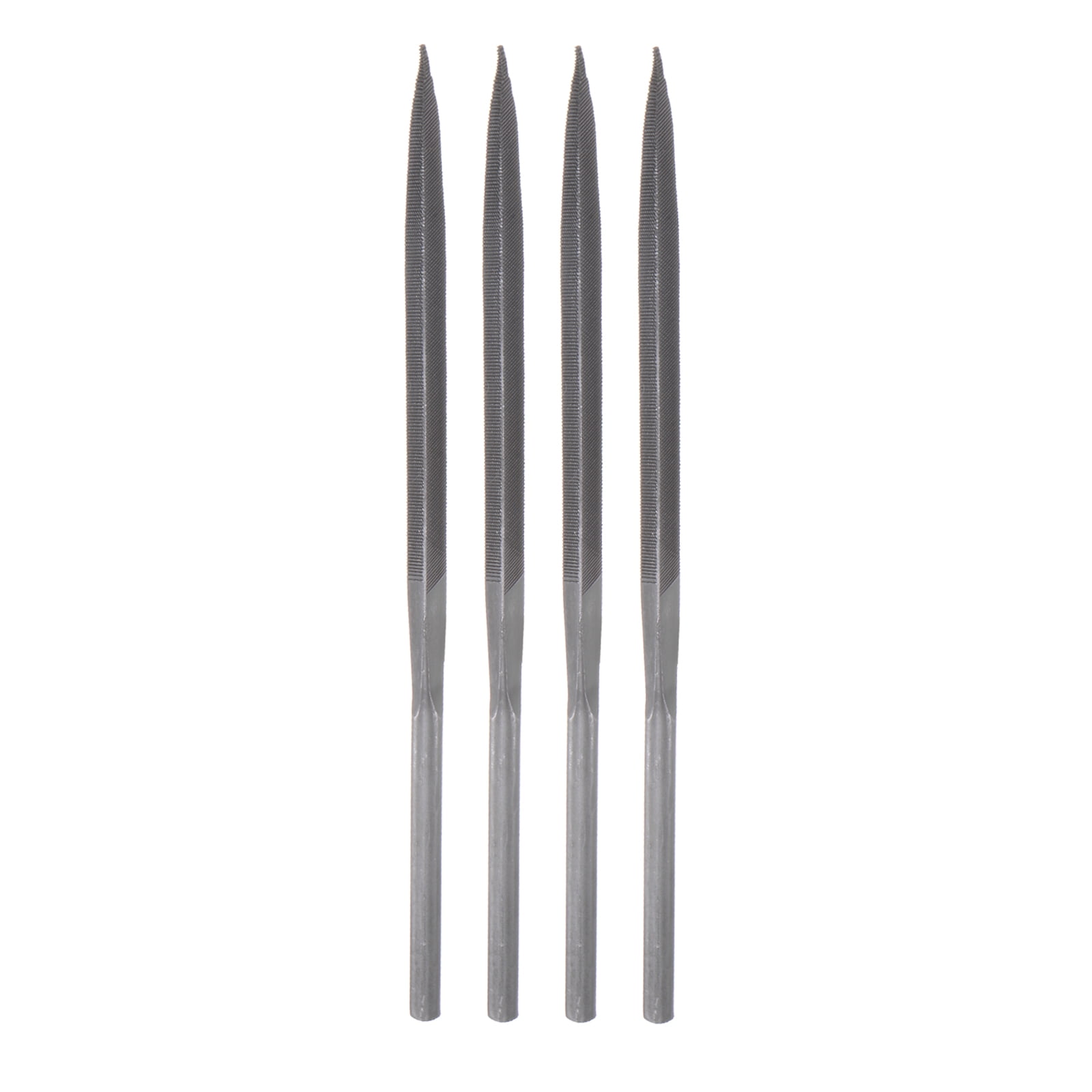 Uxcell 5mmx82mm Pneumatic Triangle Files Set,Middle Cut Teeth Bearing ...