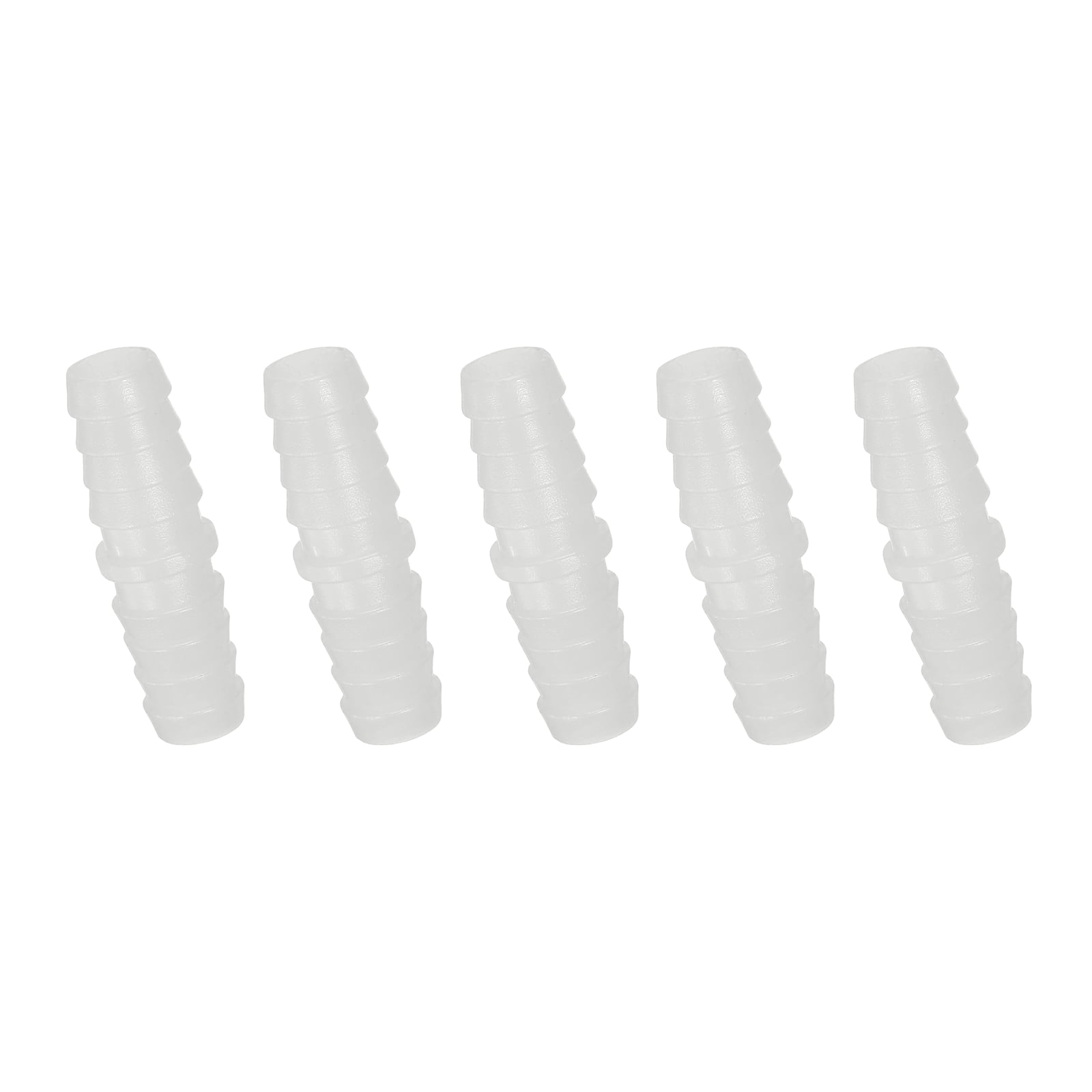 Uxcell 5pack Plastic Hose Barb Fitting, 1/4" Barbed Hose Pipe Fitting ...