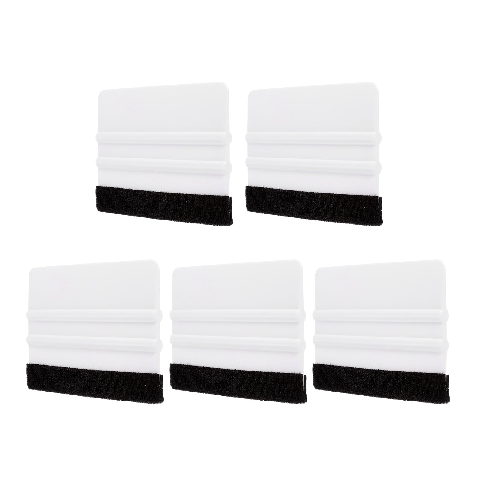 Uxcell 5pack Vinyl Squeegee, Felt Edge Decal Tool, 4-Inch Scraper for ...
