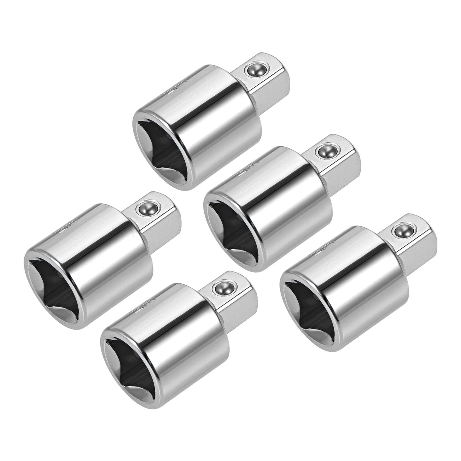 Uxcell 5pcs 1/2" Drive (F) x 3/8" (M) Socket Reducer Adapters, Female ...