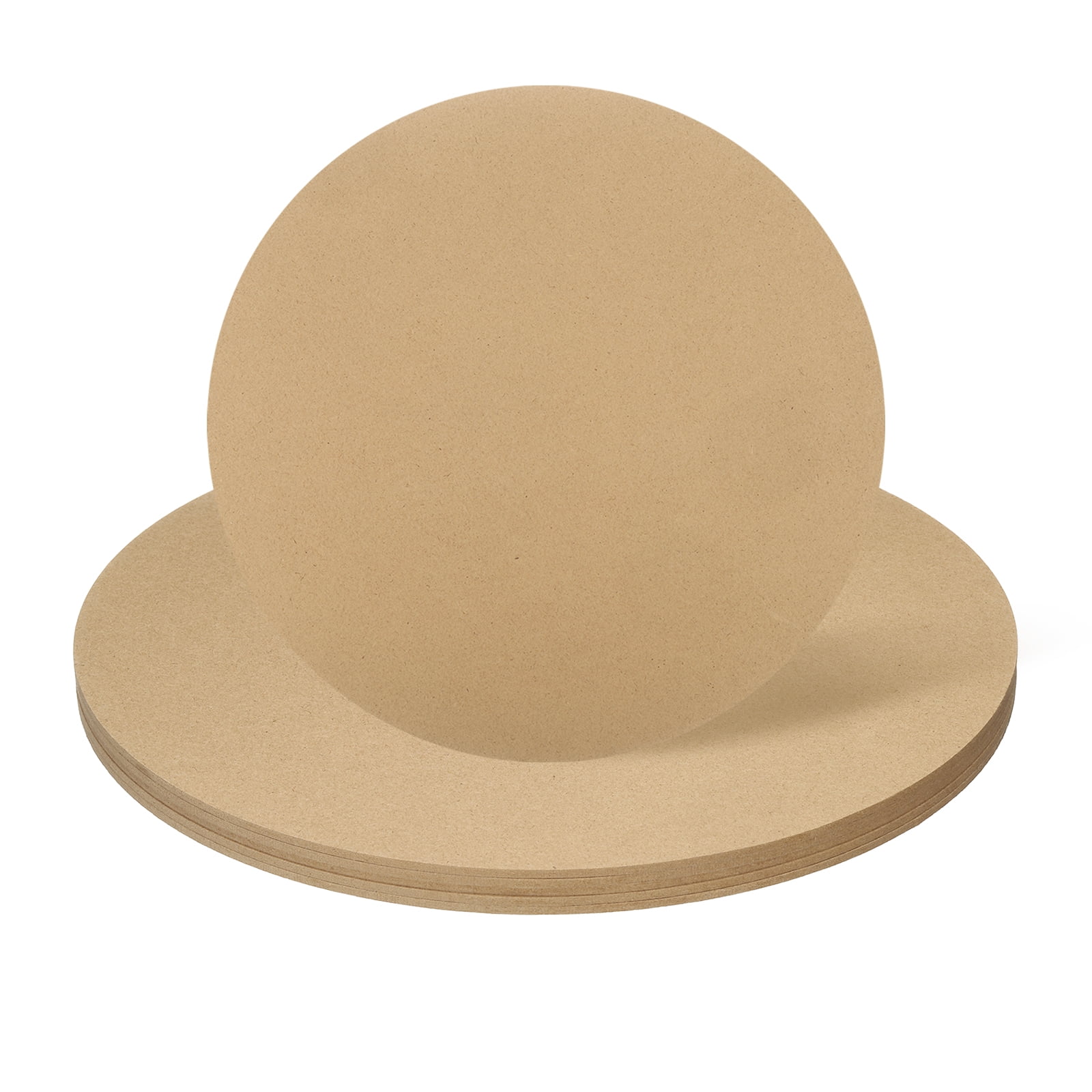 Uxcell 5pcs 12 Inch Wood Circles for Crafts, 0.12 Inch Thick Unfinished ...