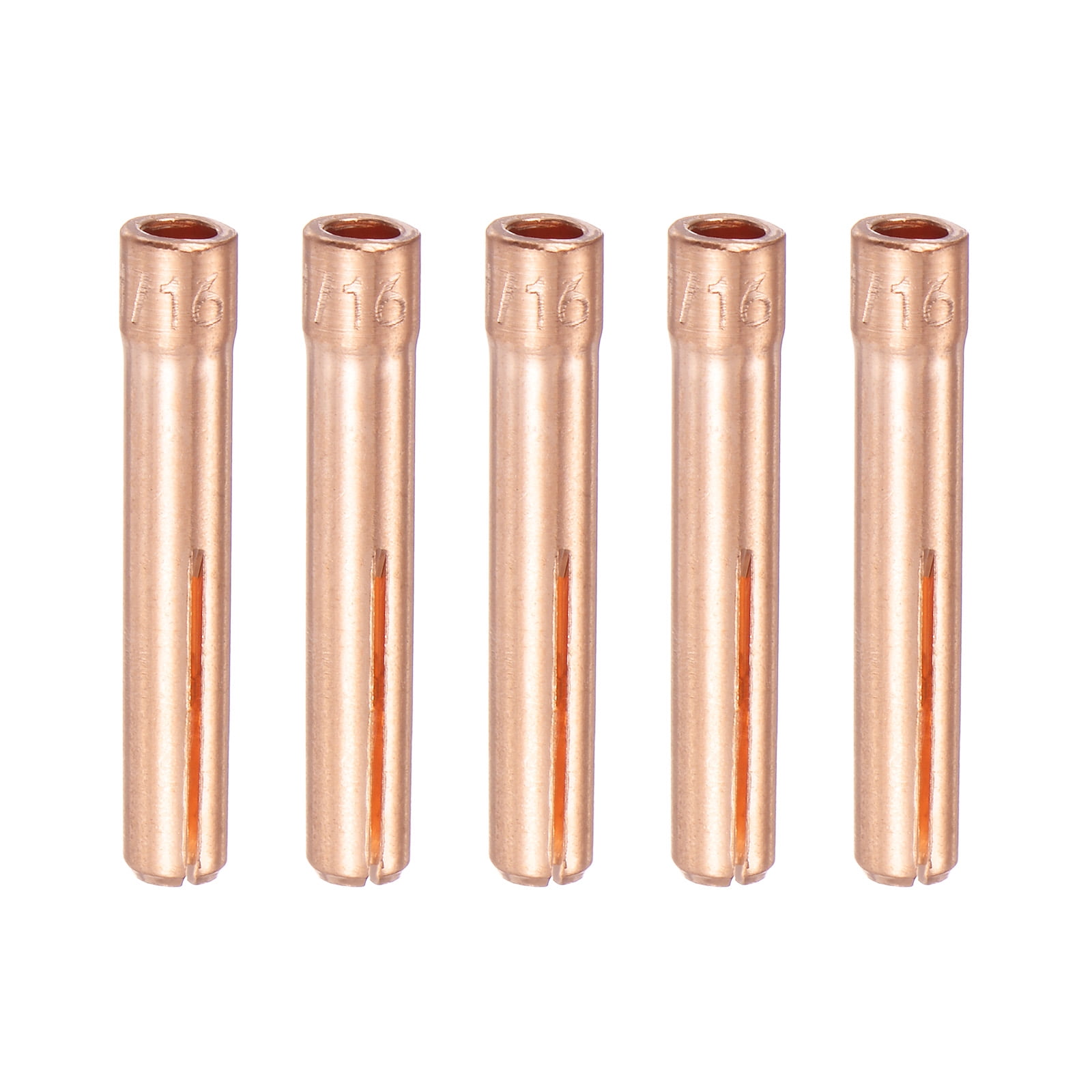 Uxcell 5pcs 13N22 TIG Welding Collet 1/16" (1.6mm) Copper Tungsten ...