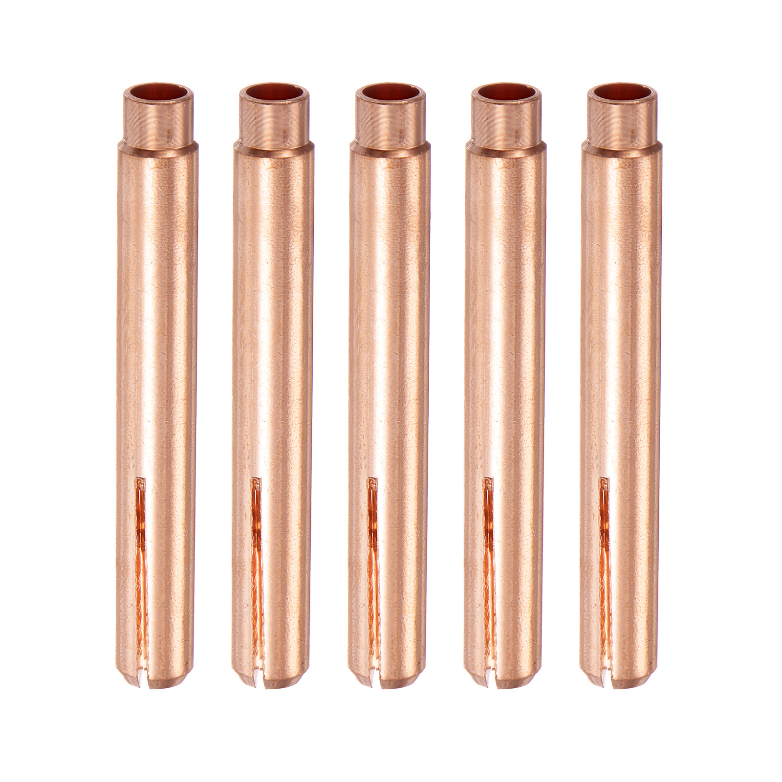 Uxcell 5pcs 13N23L TIG Welding Collet 3/32" (2.4mm) Copper Tungsten ...