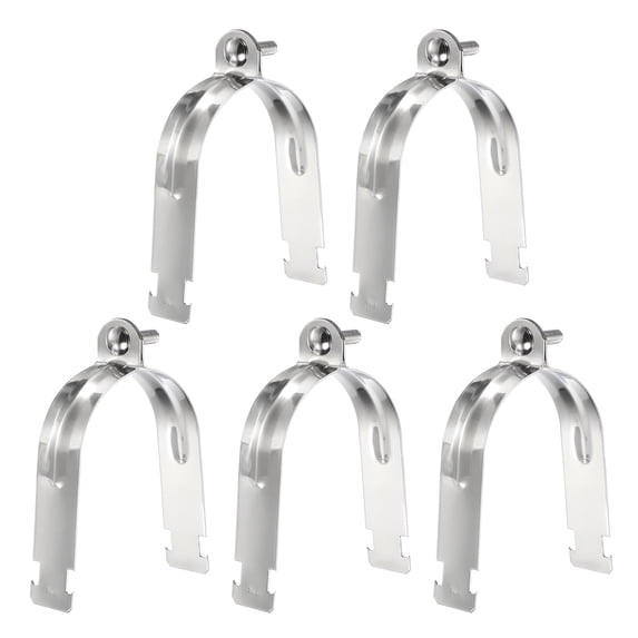 Uxcell 5pcs 3-5/9" EMT Strut Clamp 6.1" Length Universal 304 Stainless ...