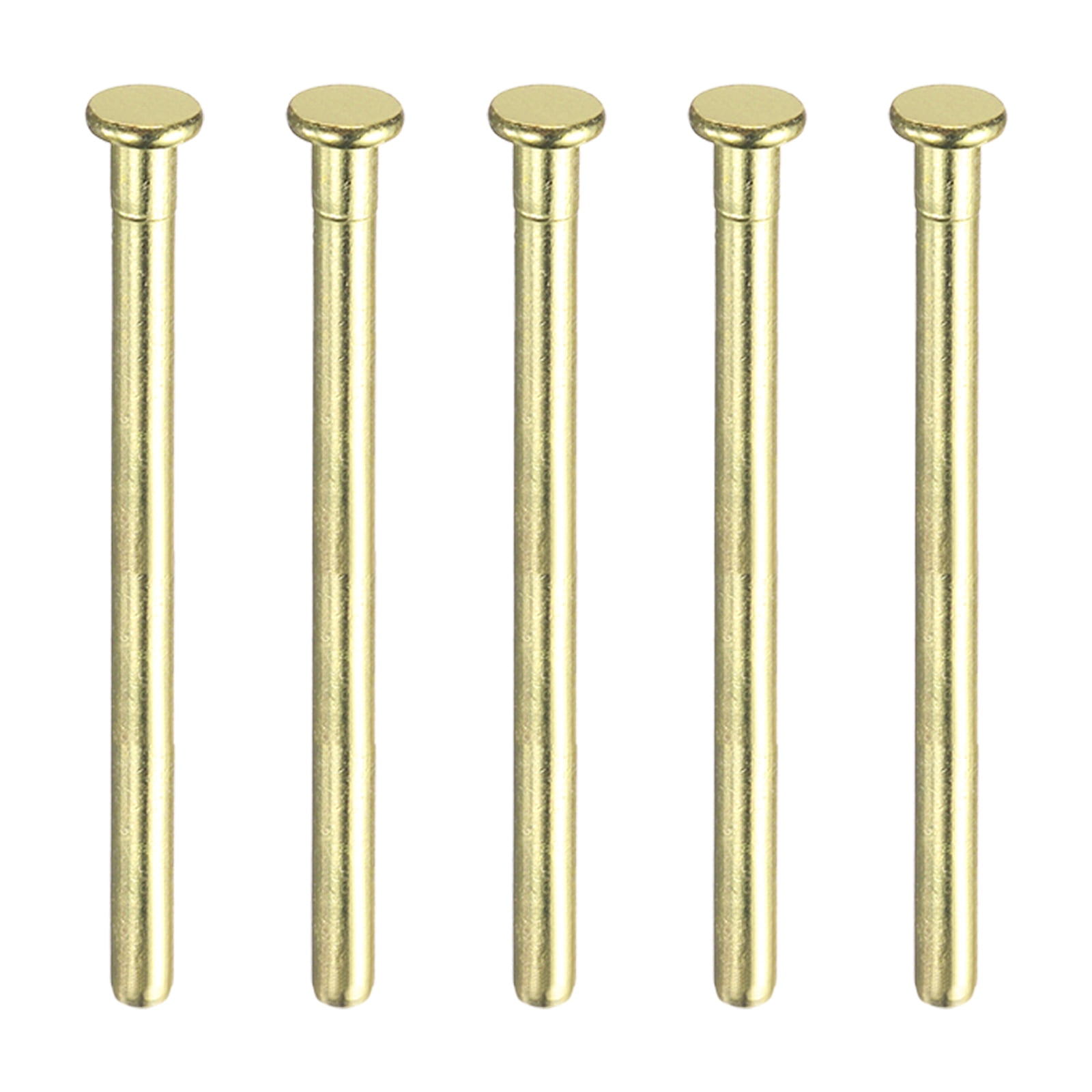 Uxcell 5pcs 3.5 Inch Door Hinge Pins, Removable Brushed Door Hinge ...