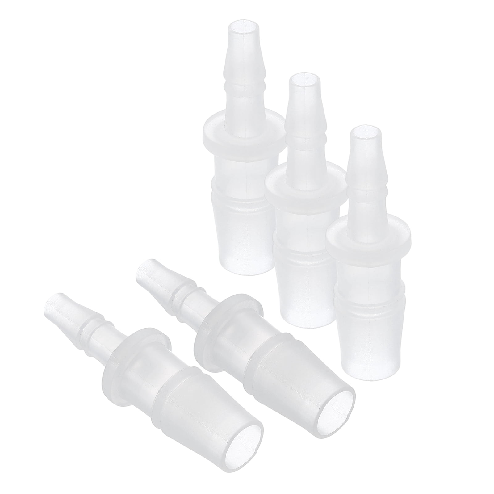 Uxcell 5pcs 3/8" to 3/16" Plastic Hose Barb Fitting Splicer for Garden ...