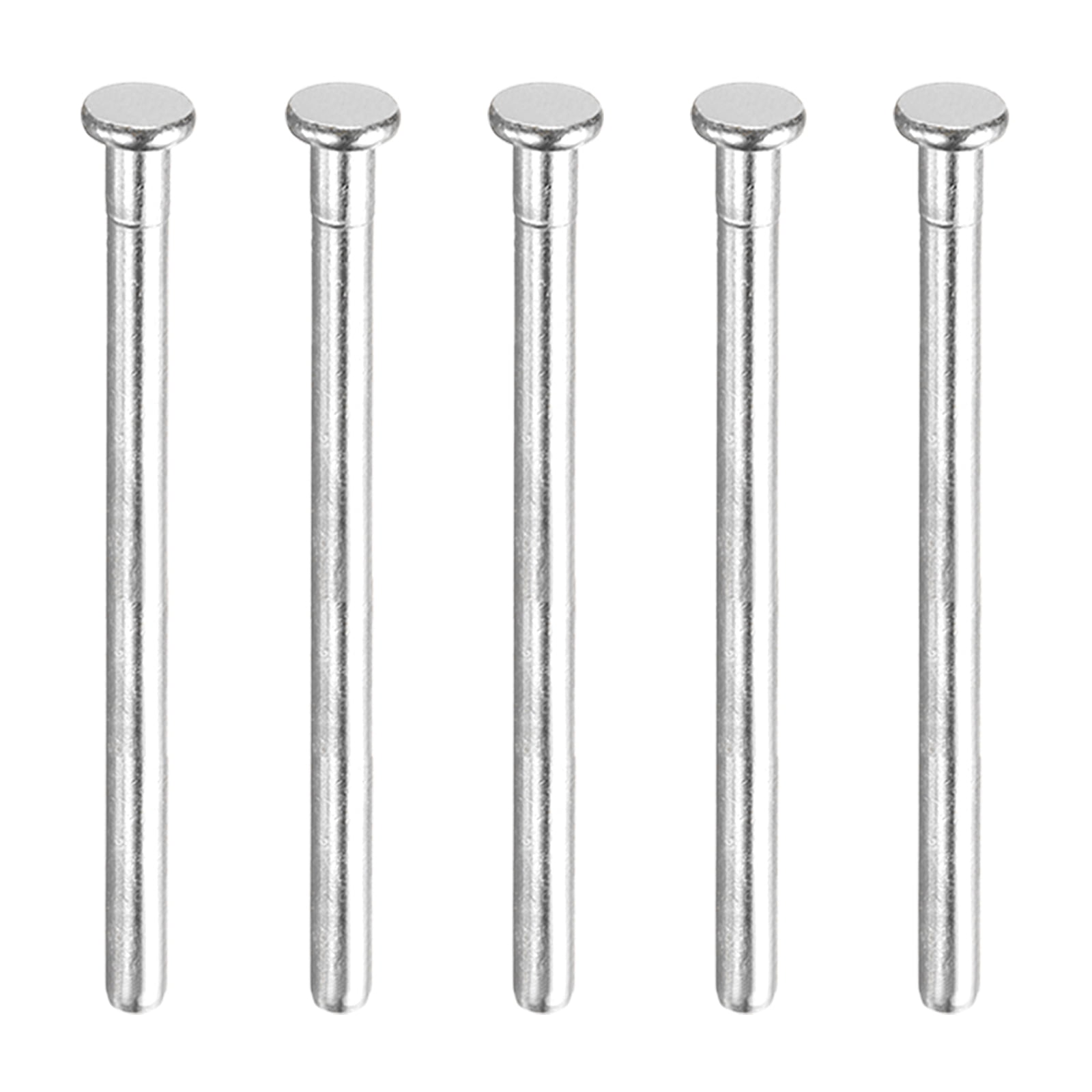 Uxcell 5pcs 4 Inch Door Hinge Pins, Removable Brushed Door Hinge ...