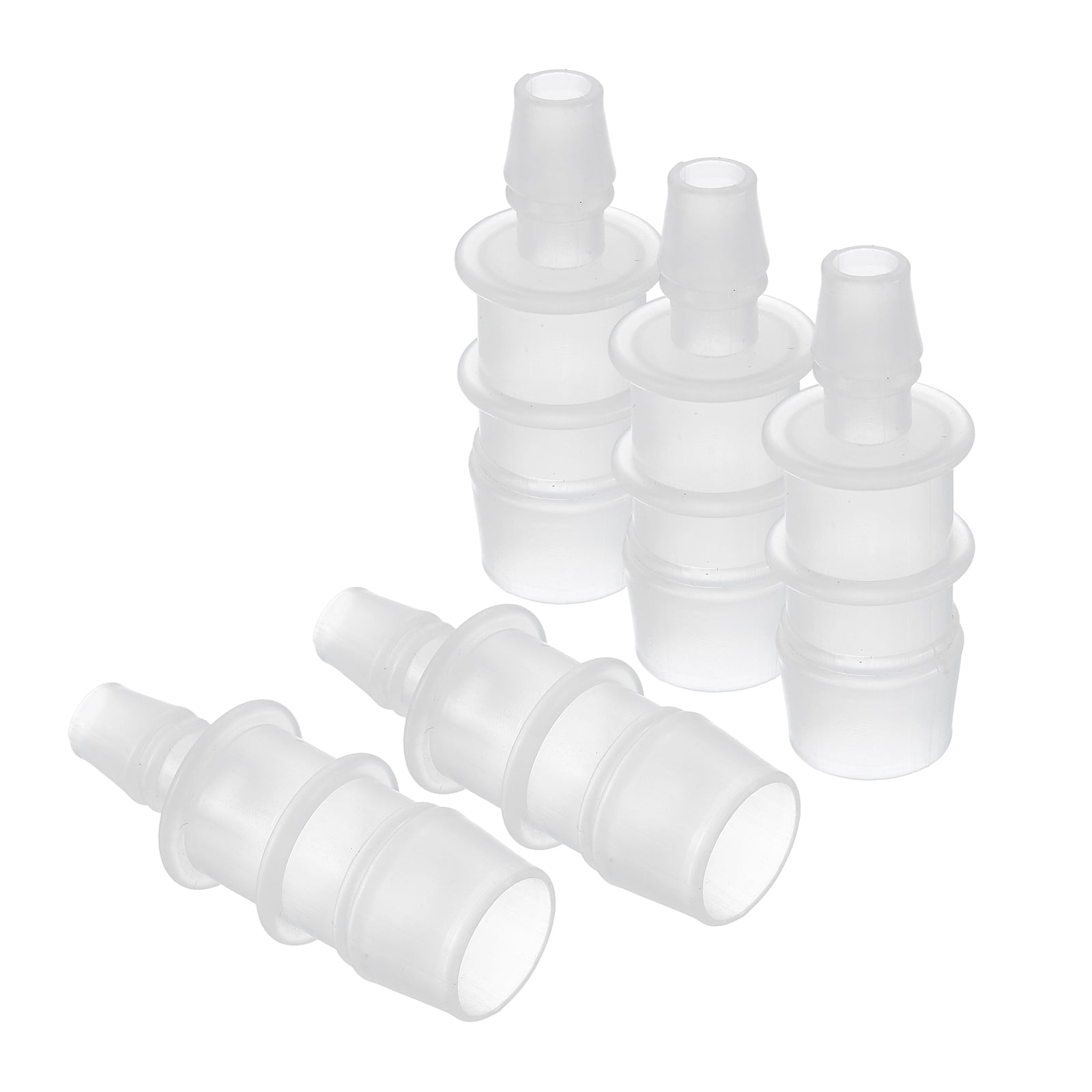 Uxcell 5pcs 5/8" to 5/16" Plastic Hose Barb Fitting Splicer for Garden ...